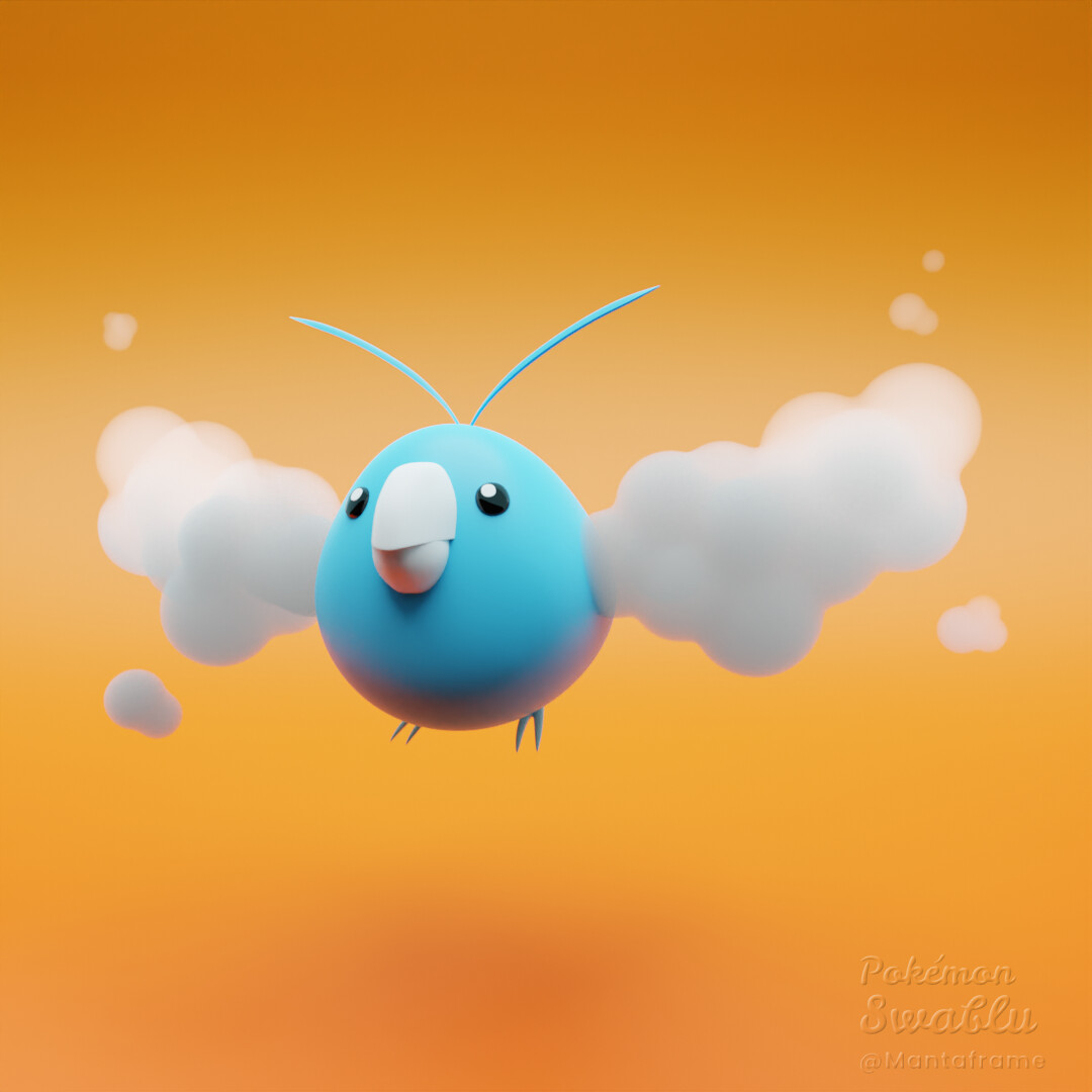 ArtStation - Pokemon: Swablu