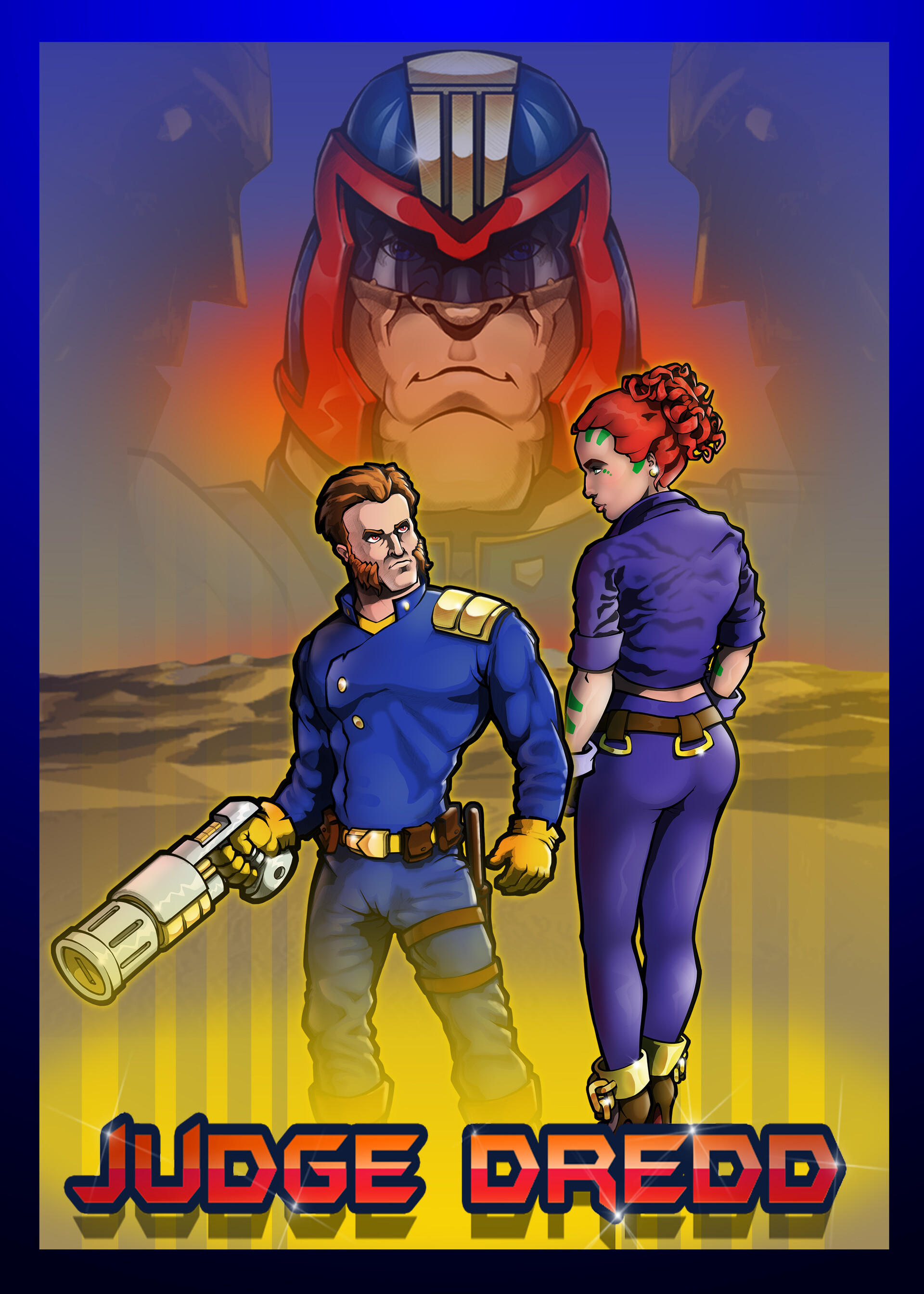 ArtStation - judge Dredd 2