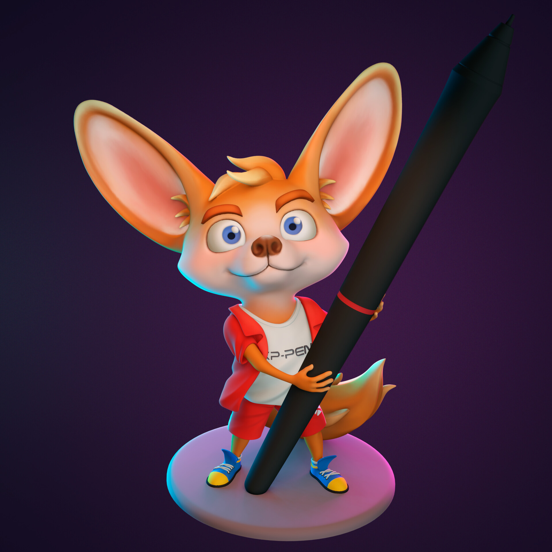ArtStation - xp pen mascot speedsculpt+3D print