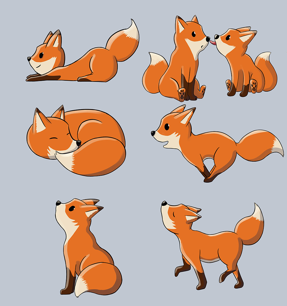 ArtStation - Foxes!