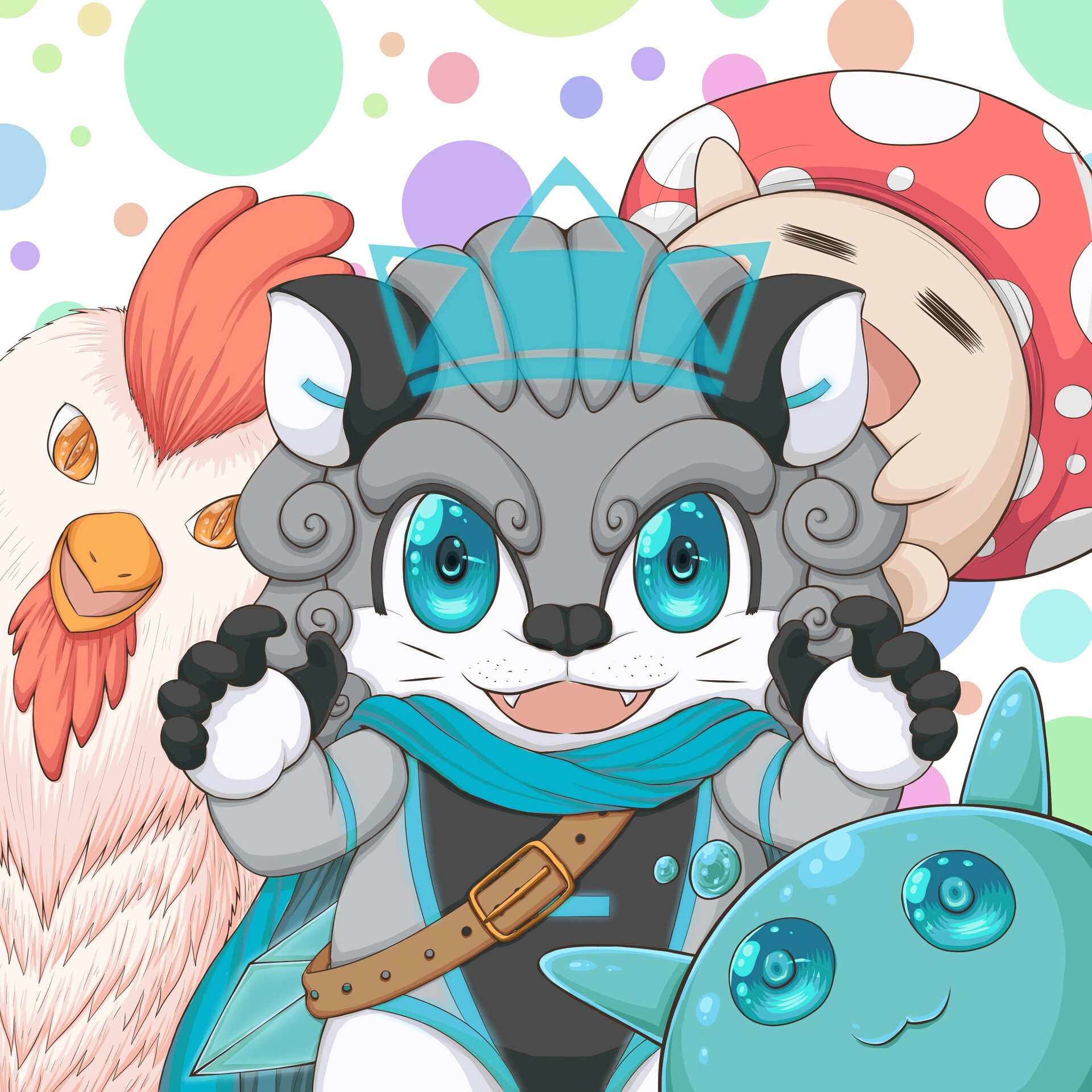 ArtStation - HUION Mascot (2020)