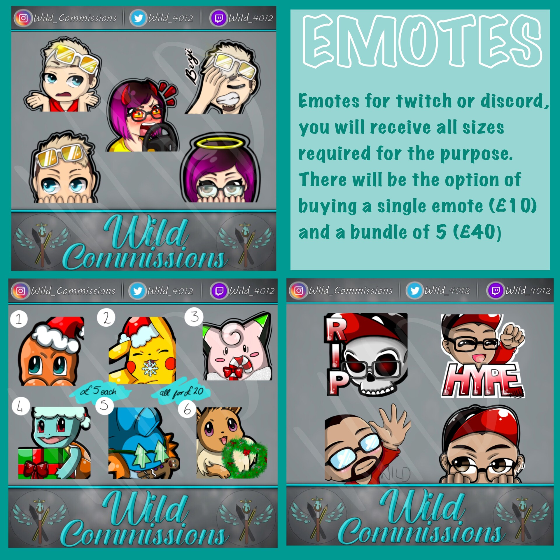 ArtStation - Completed Emotes