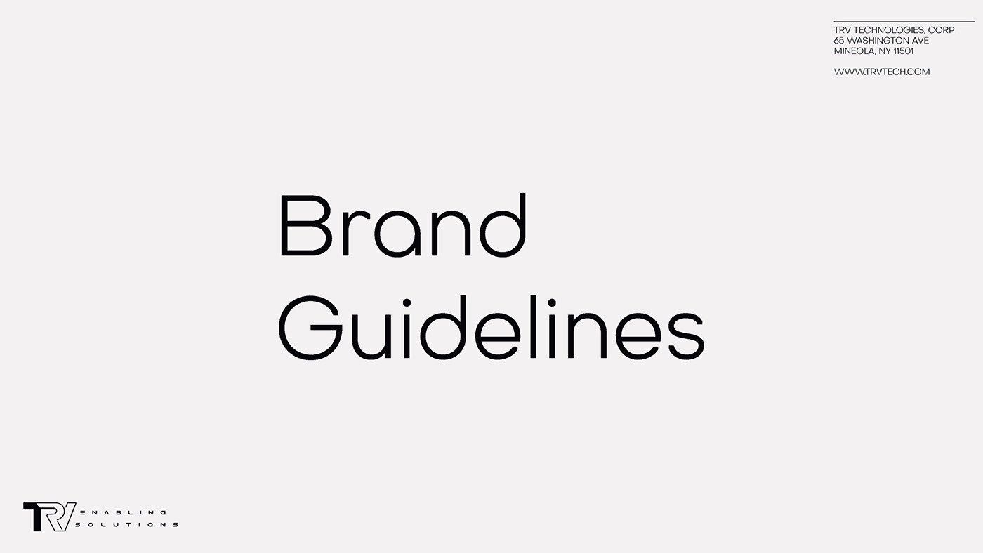 ArtStation - TRV brand guidelines