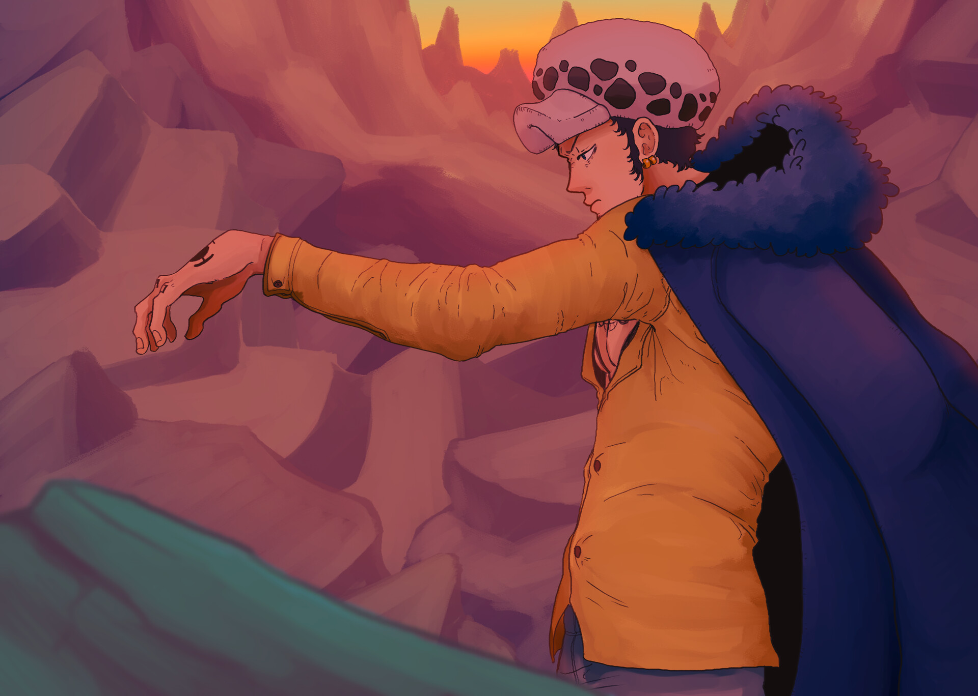 Trafalgar Law 2 Years Later Room