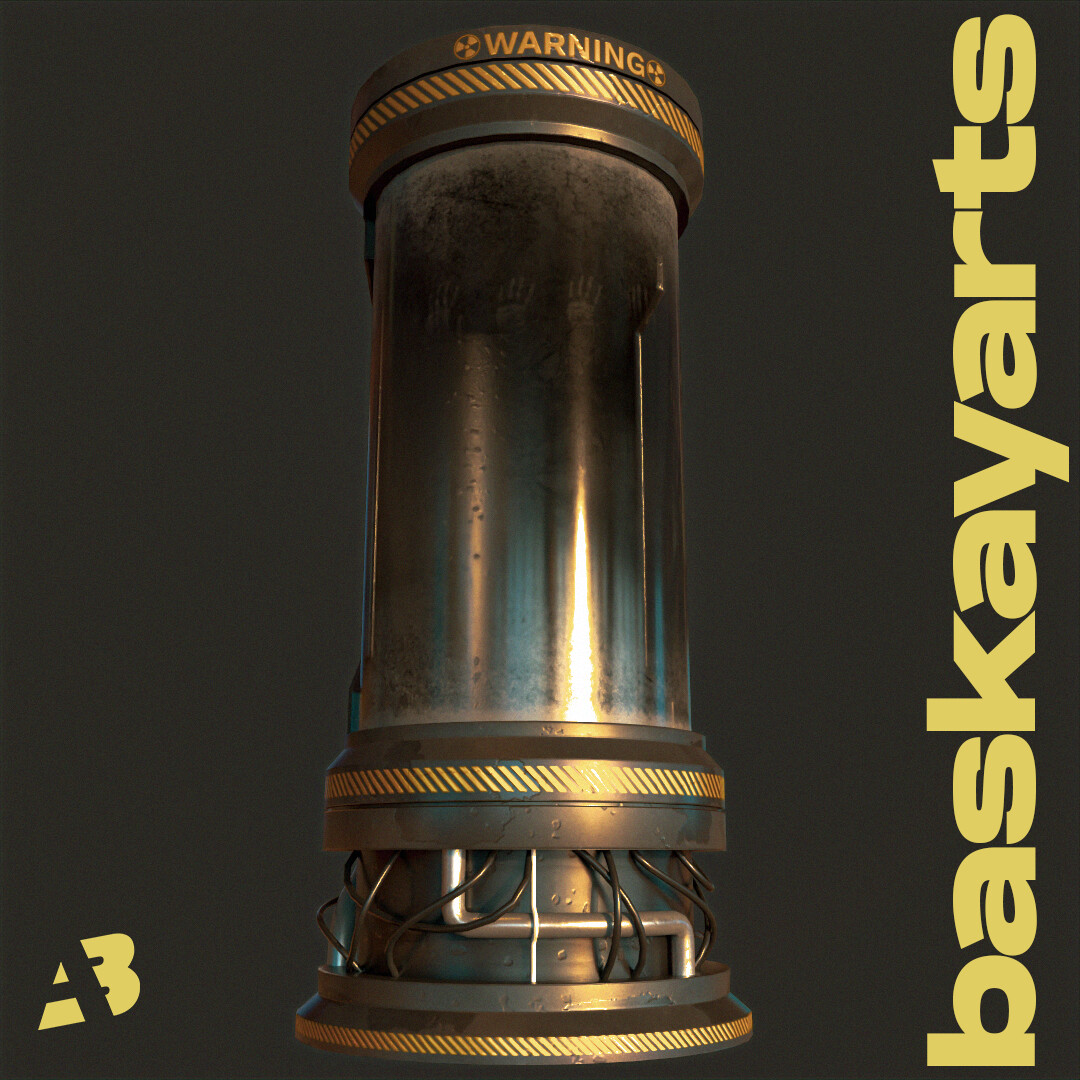 ArtStation - Sci Fi Lab Capsule 3D Model