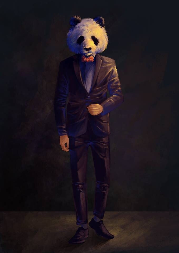ArtStation - Black panda