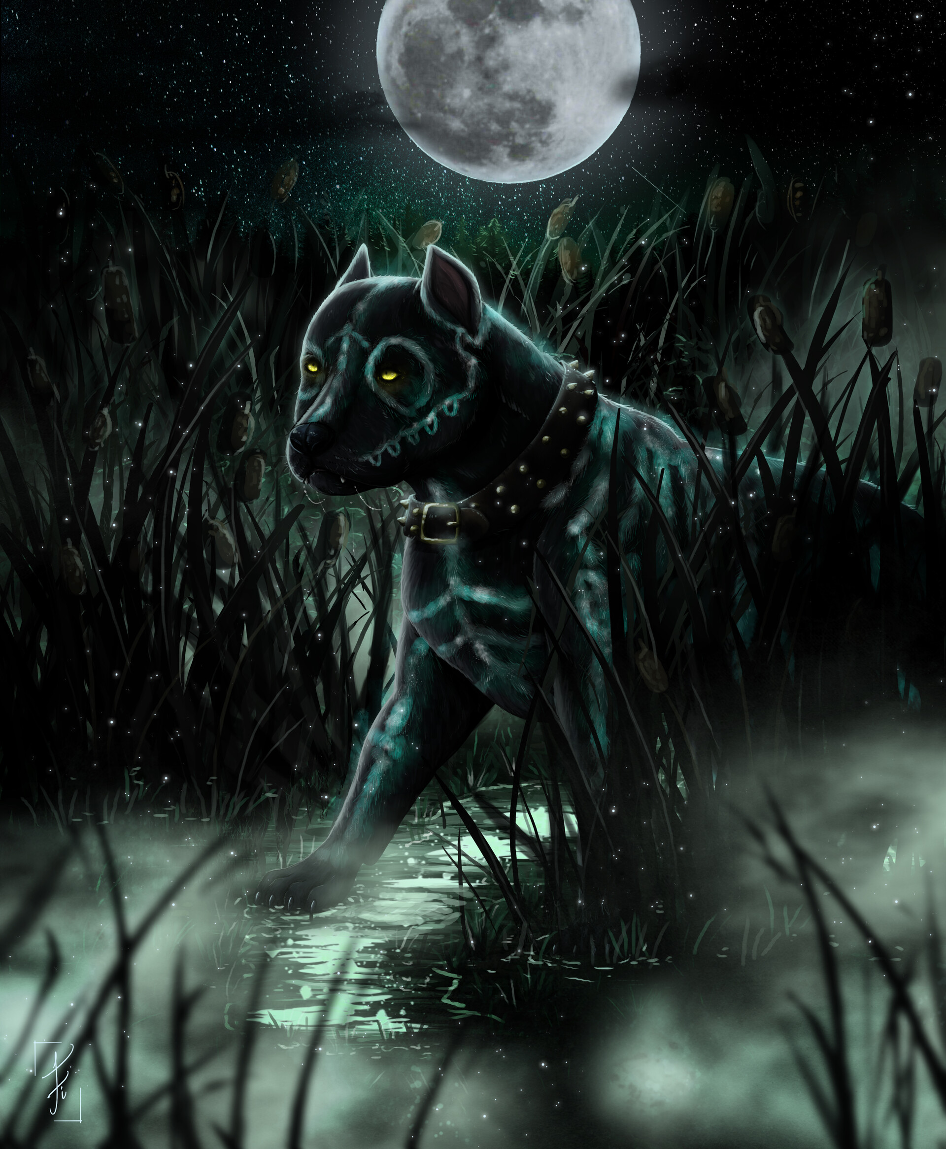 ArtStation - The dog of the Baskerville Calendar 2018