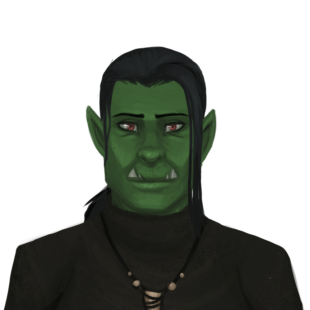 ArtStation - Orc-shaman portrait for d&d/Warcraft