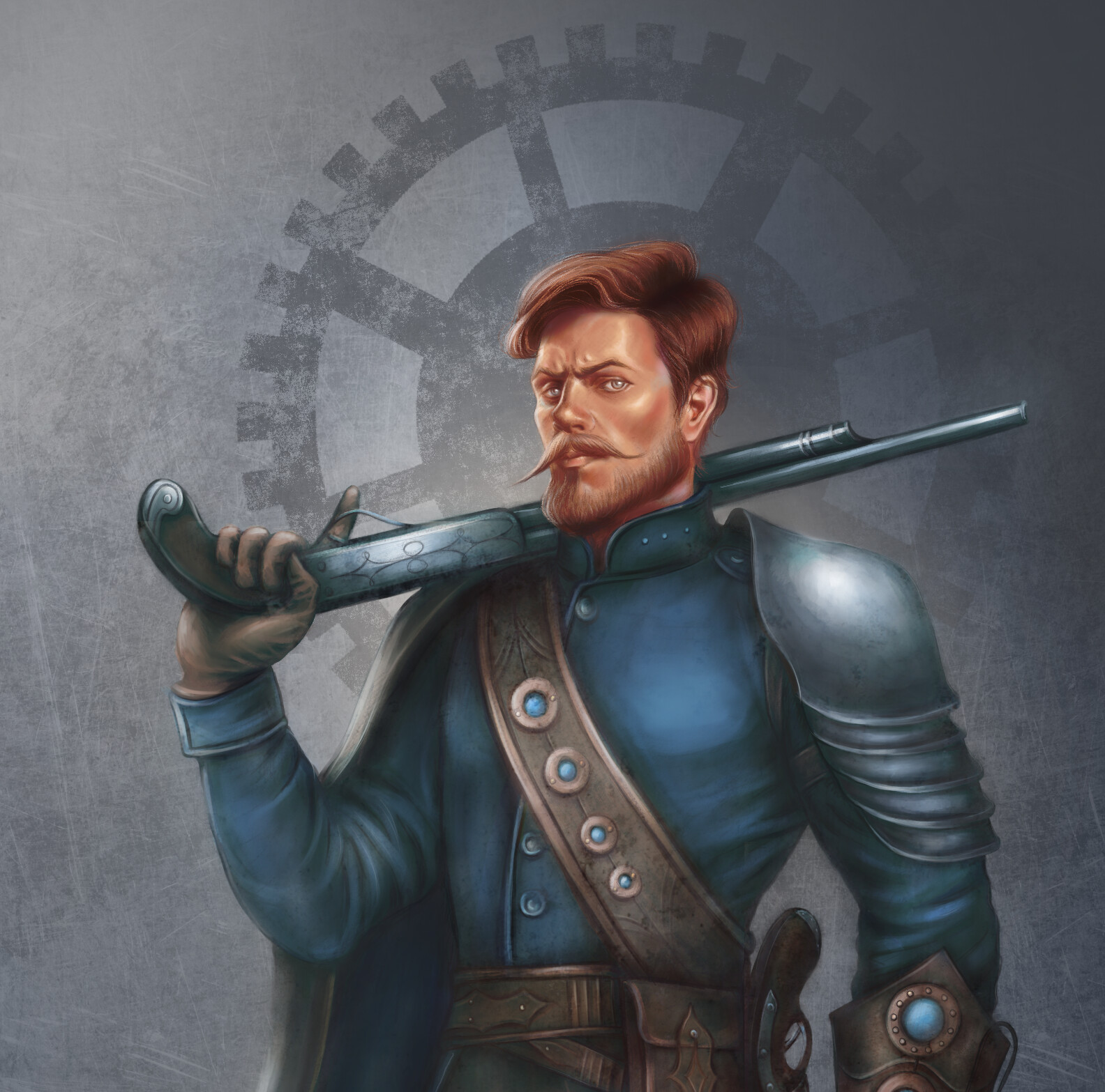 Steampunk Soldier Art