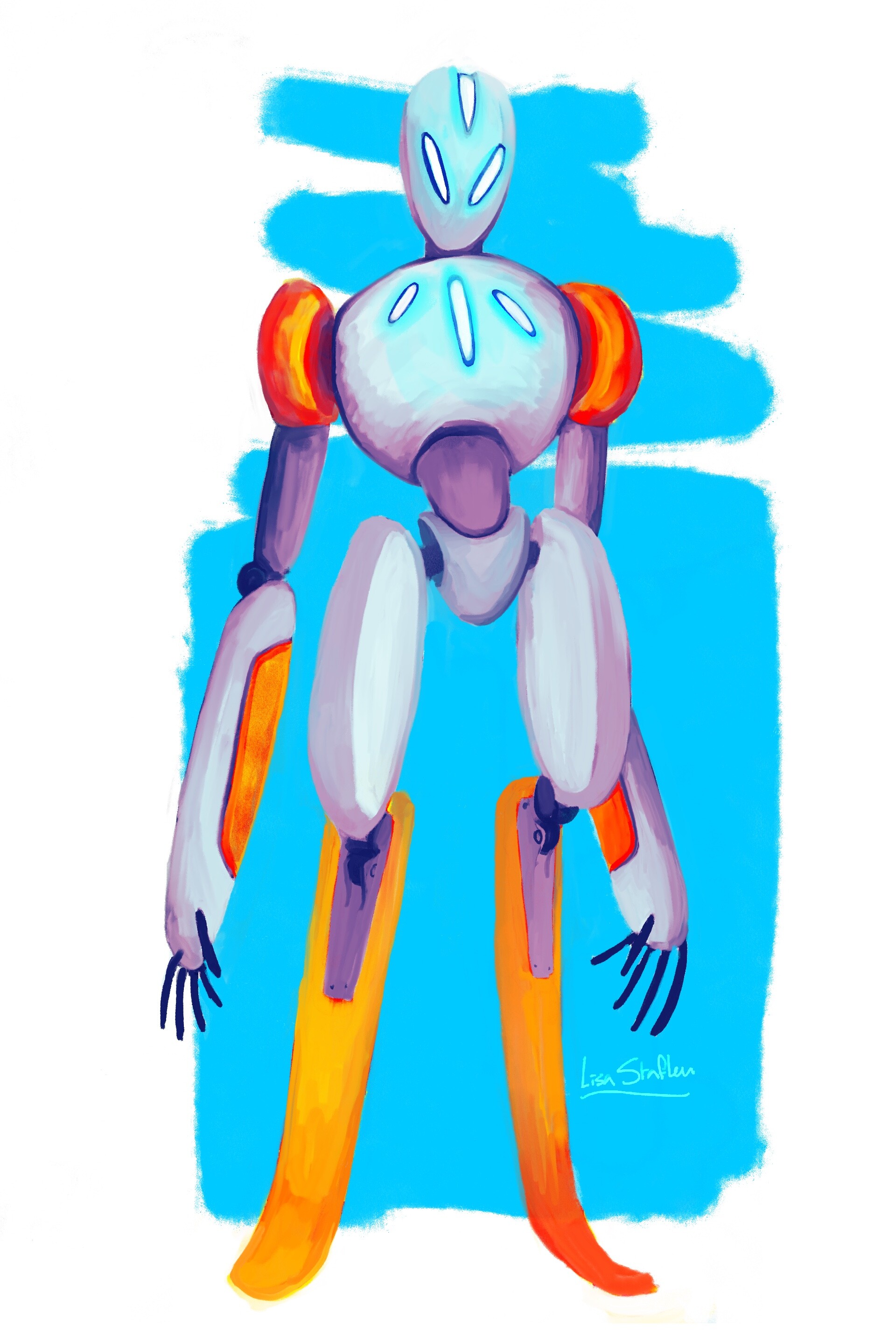 ArtStation - Robot painting