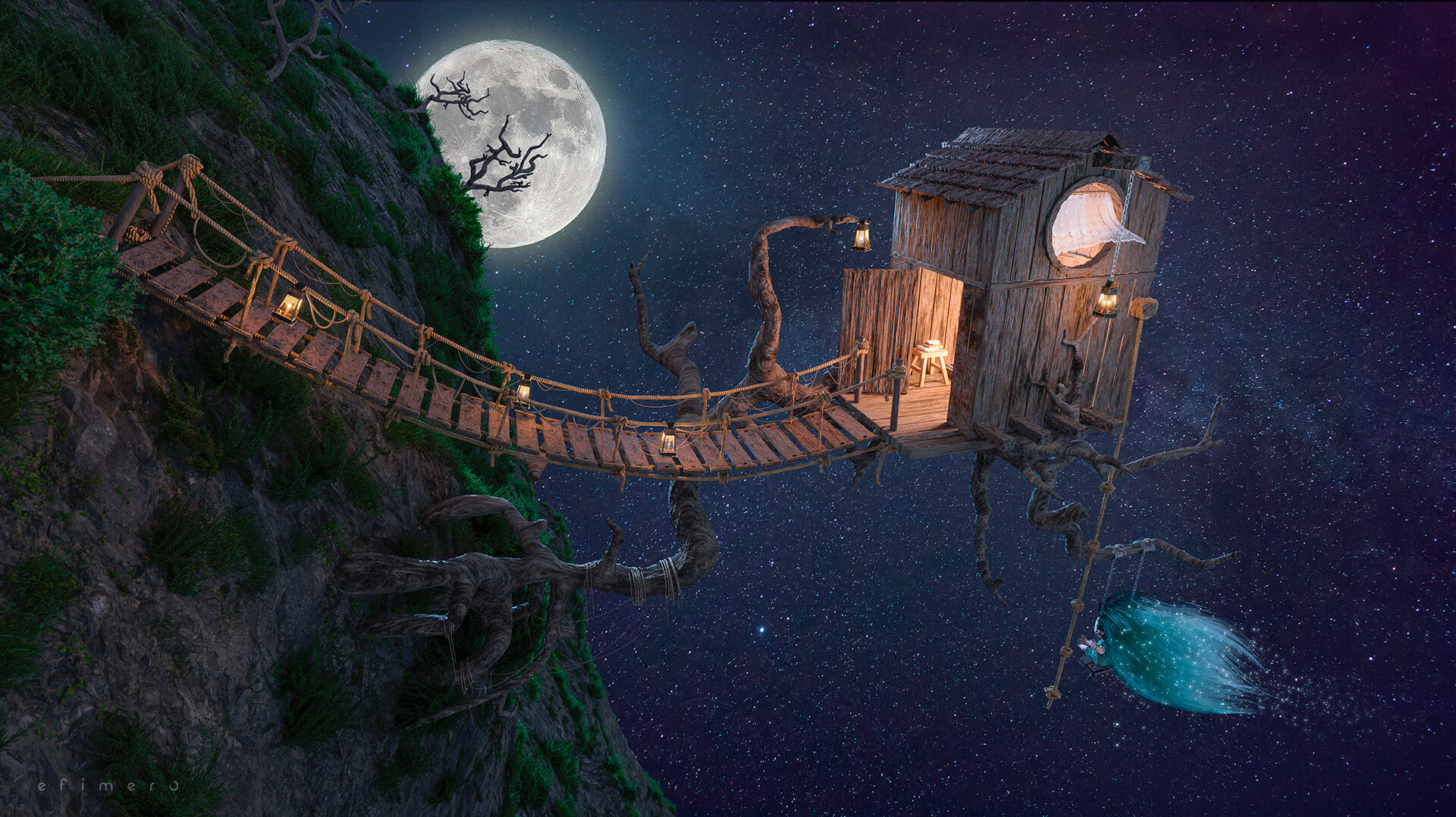 ArtStation - Magic tree house