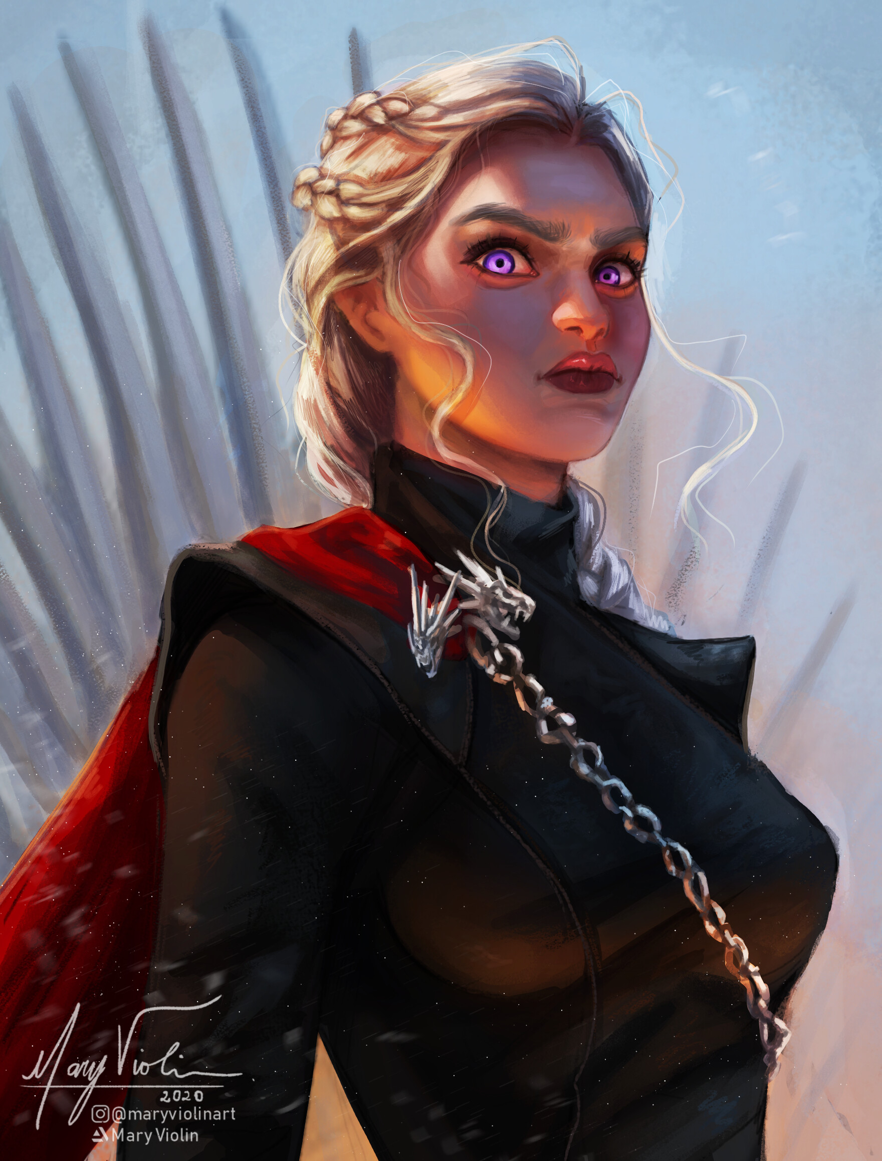 ArtStation - Queen Of The Ashes - Daenerys Targaryen