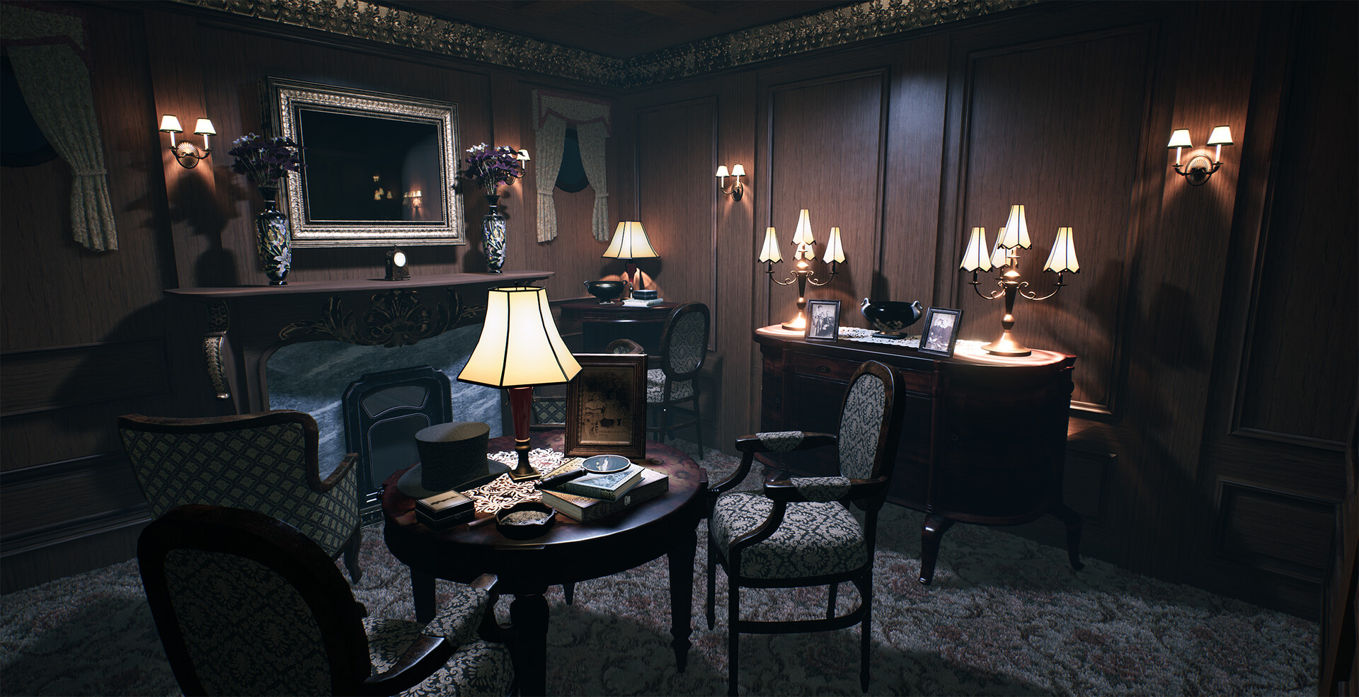 ArtStation - Titanic First Class Room