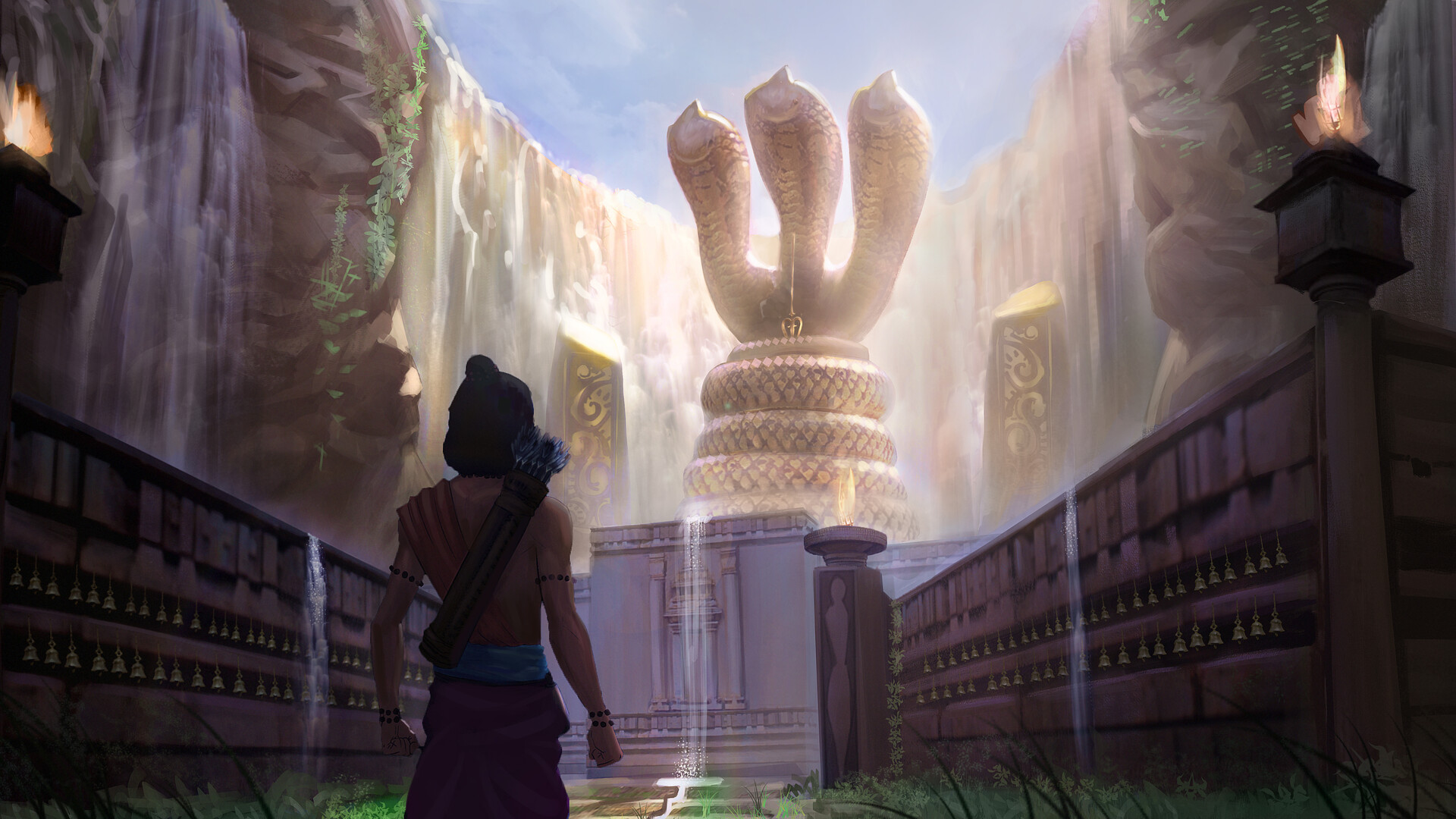 ArtStation - Three headed snake