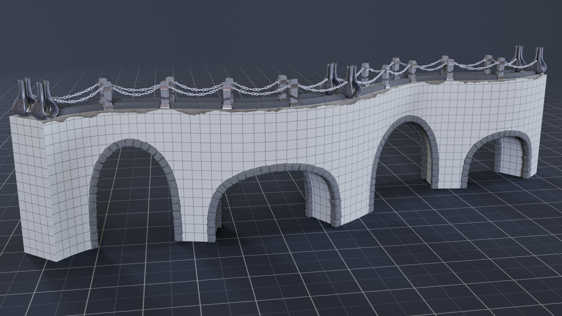 Oleh Herasymchuk - Houdini Unreal Engine - Procedural Wall