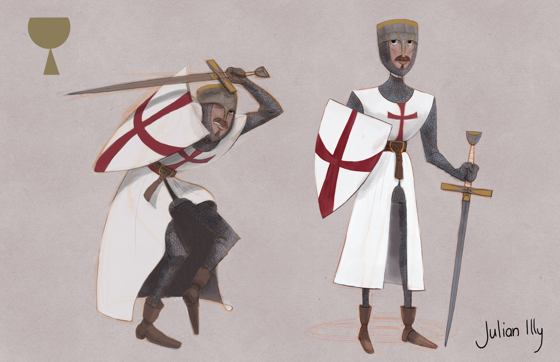 ArtStation - Crusader Character design