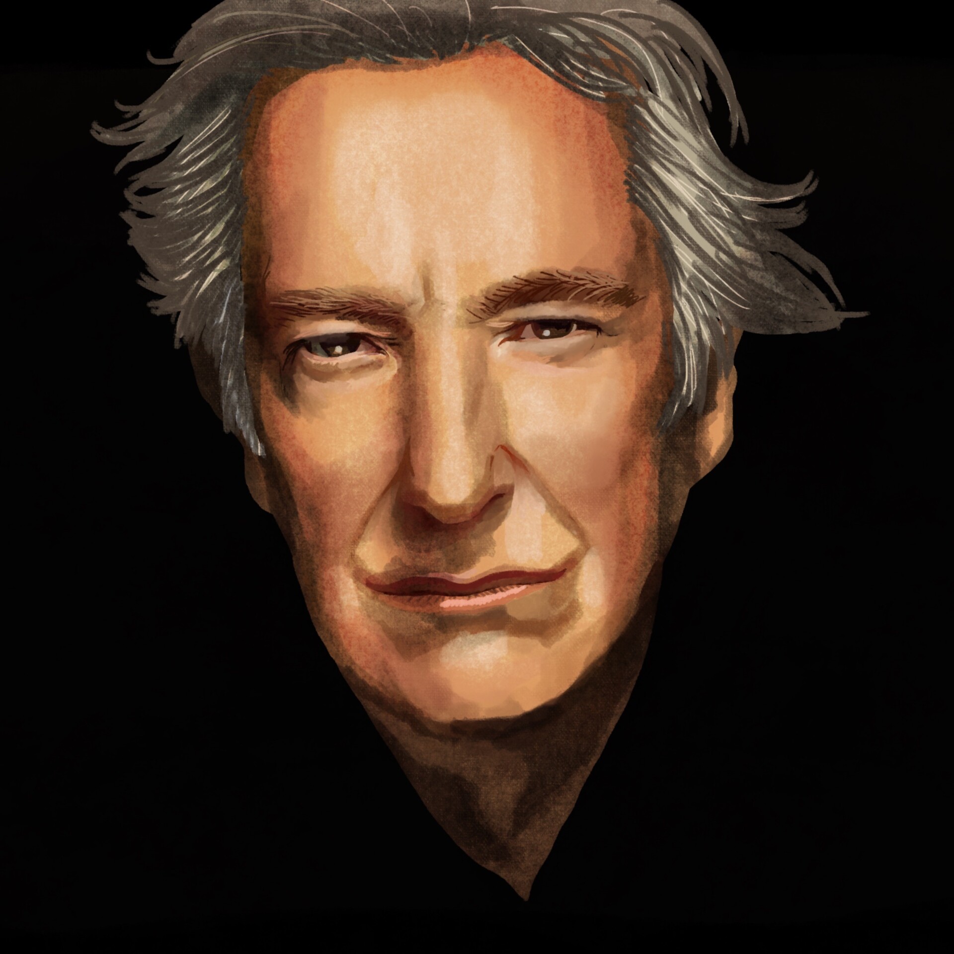 ArtStation - Alan Rickman
