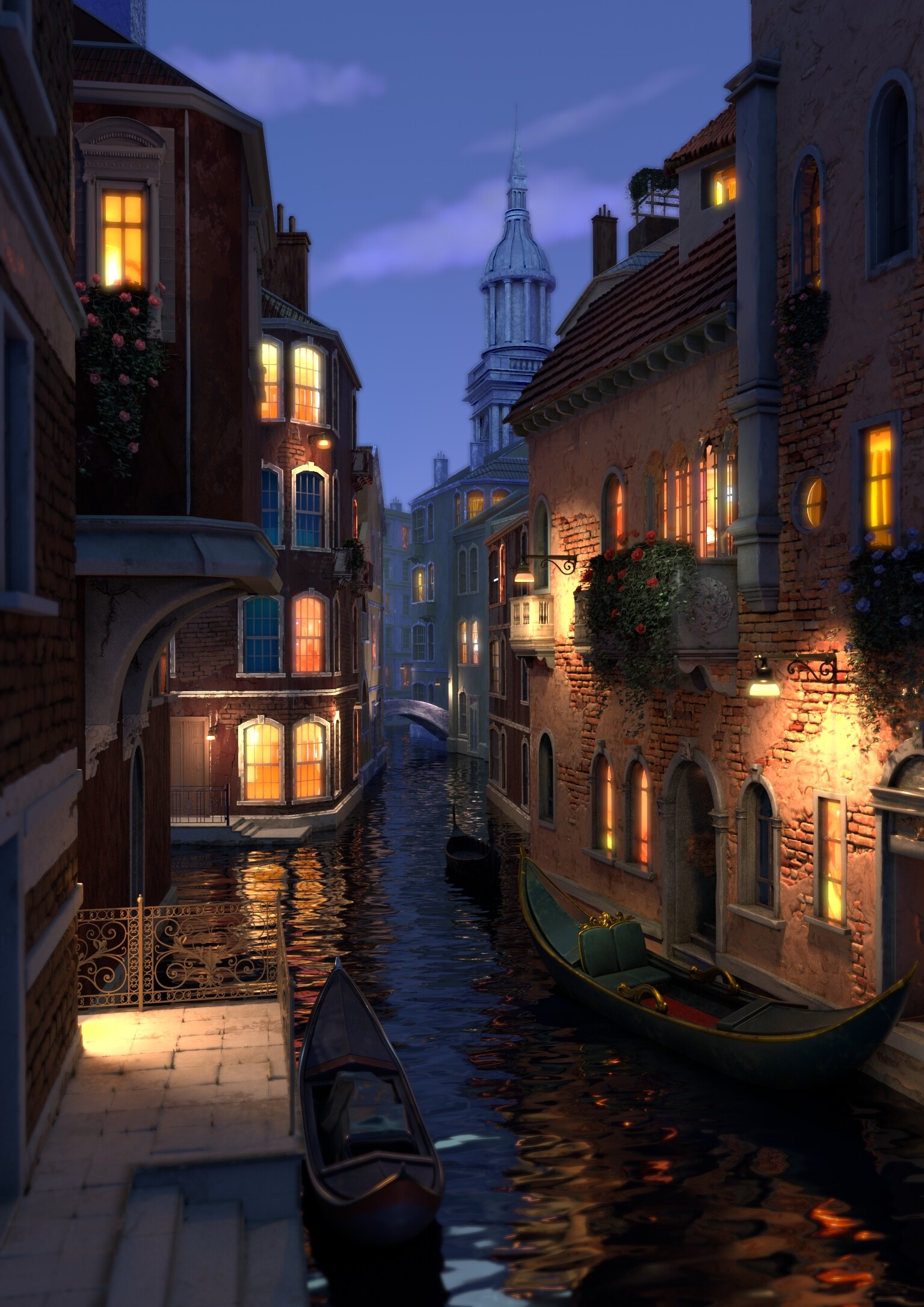 ArtStation - Water town