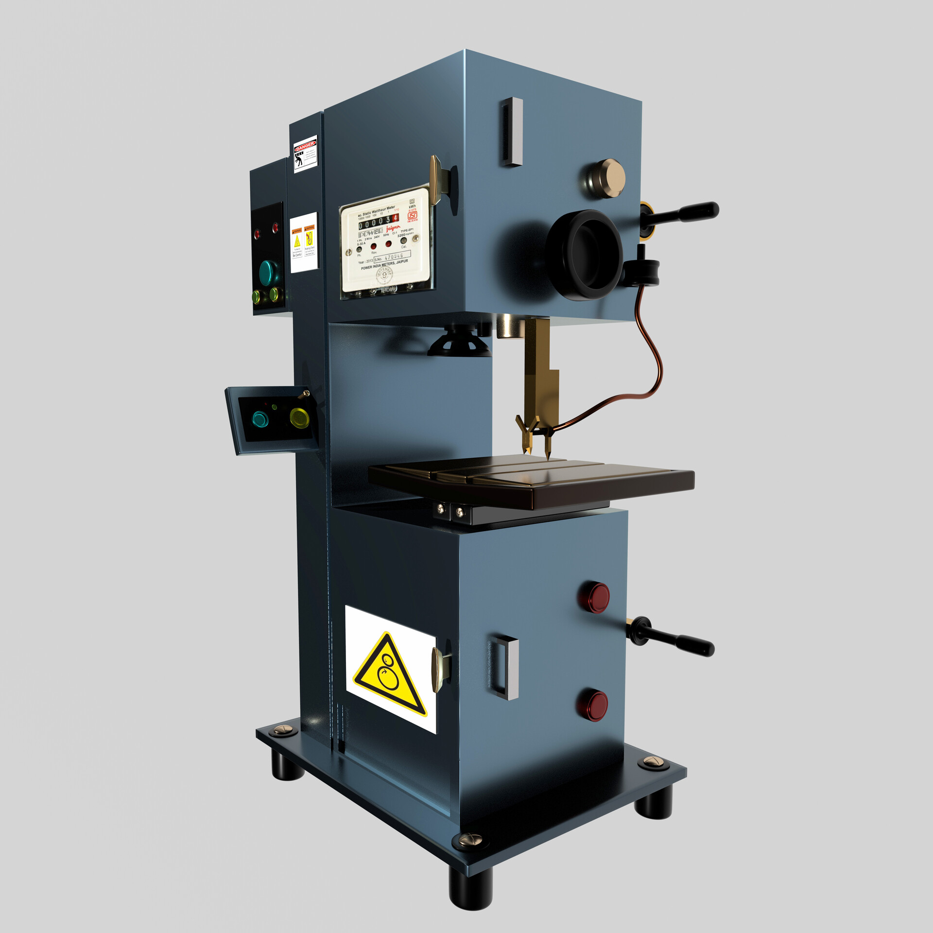 ArtStation - Metal-cutting saws #3D modelling #maya