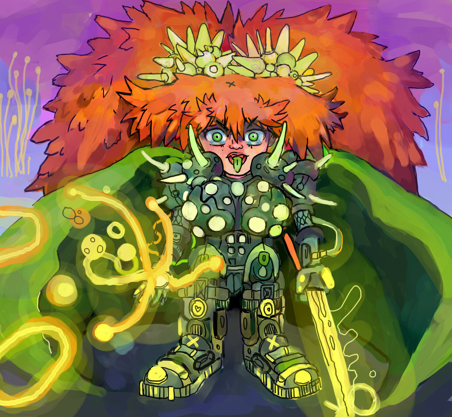 ArtStation - Fizzy baby warrior