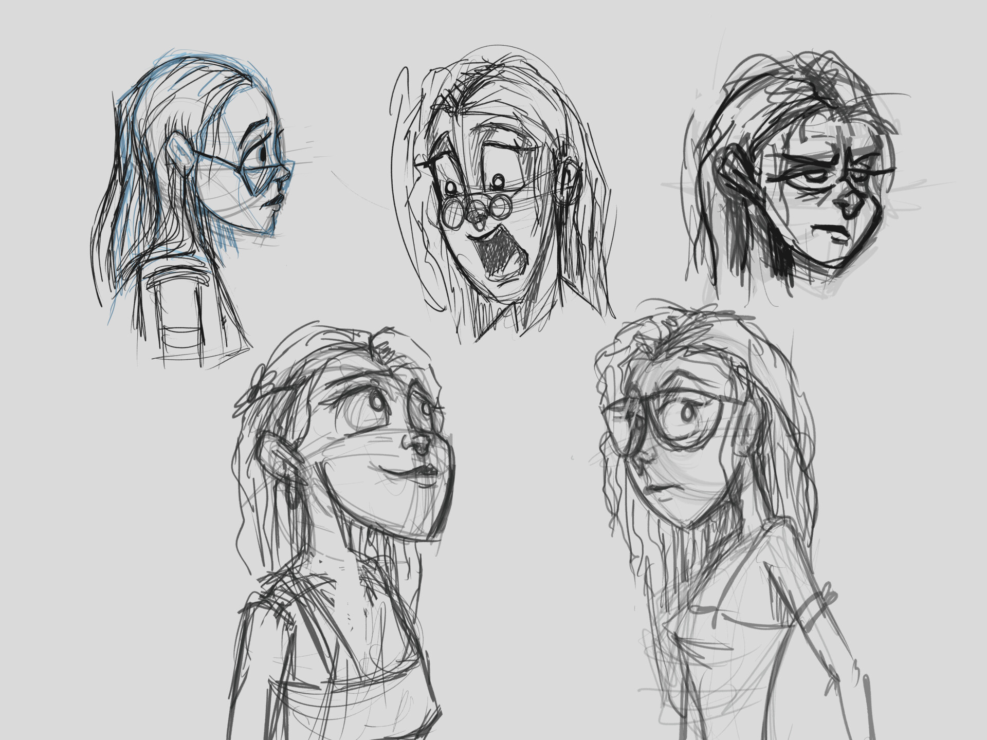 ArtStation - Sassy Girl - Character Design - Part II