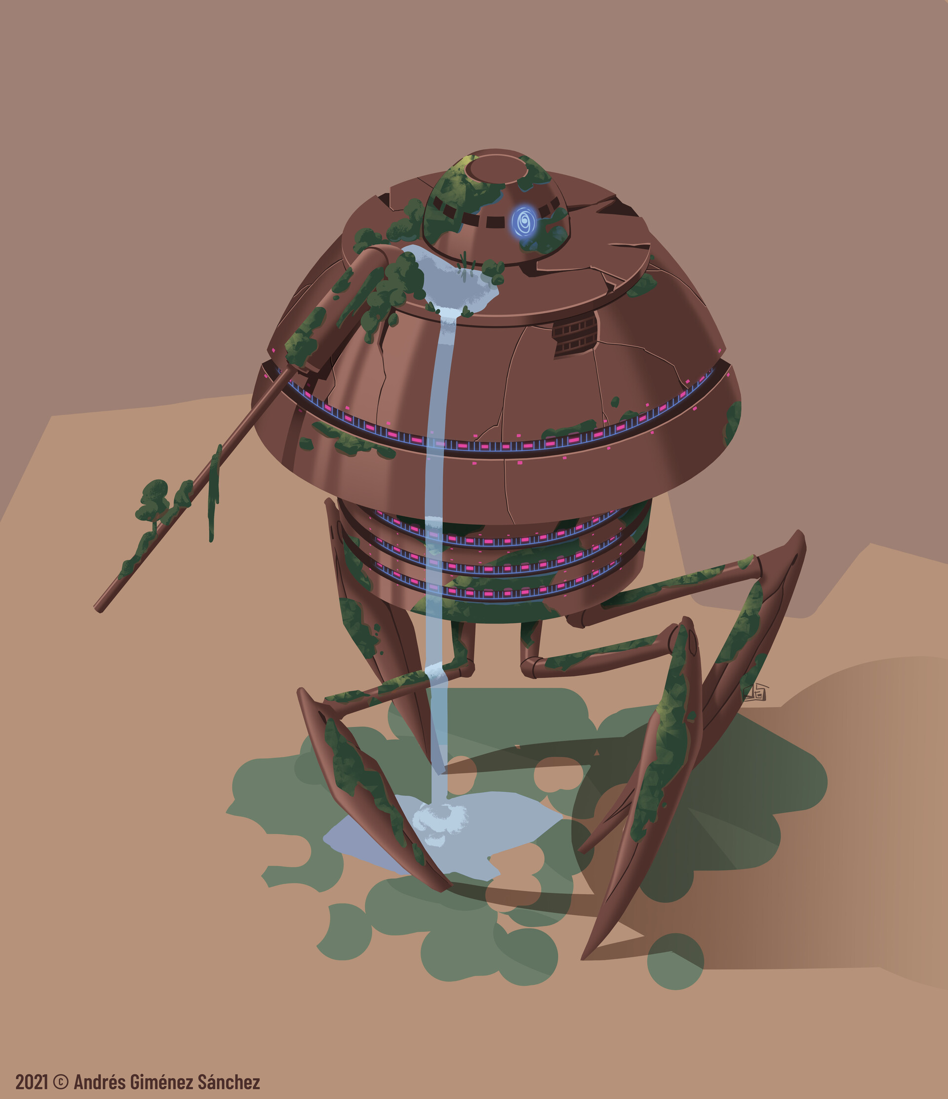 ArtStation - Character Painting - Robot