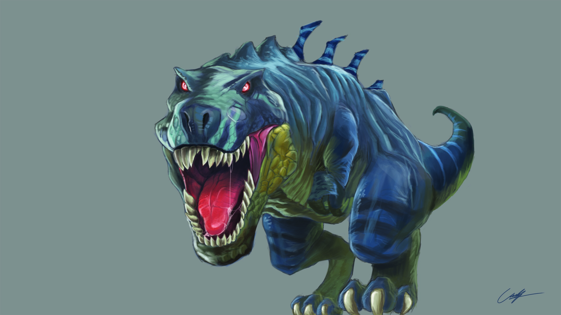 ArtStation - T-Rex Dyno Artwork