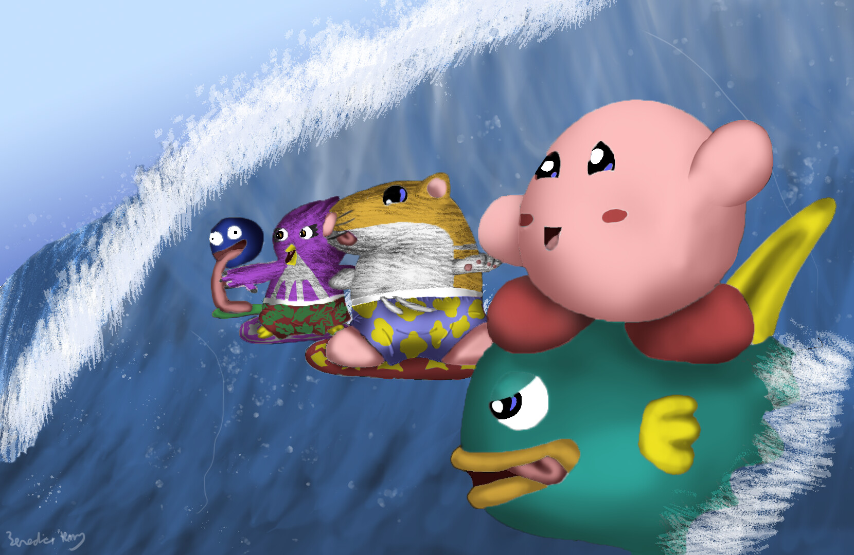 ArtStation - Kowabunga Kirby