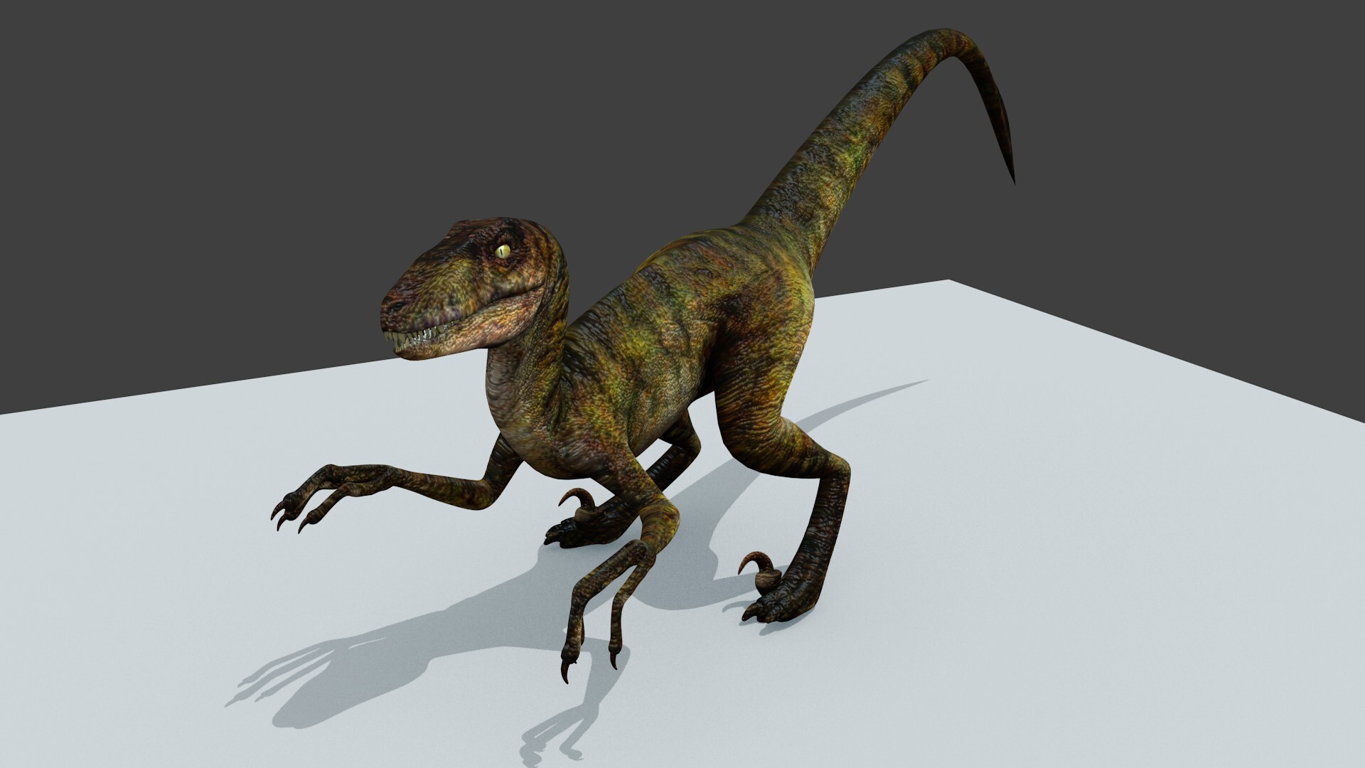 ArtStation - Jurassic Park Velociraptor, 2016