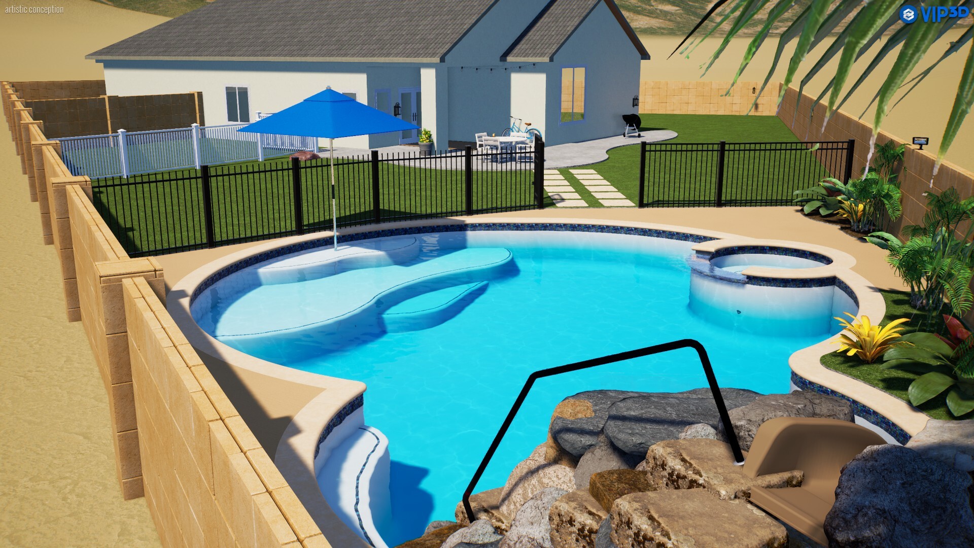 CalTex PoolDesign - Buckeye, Arizona Pool