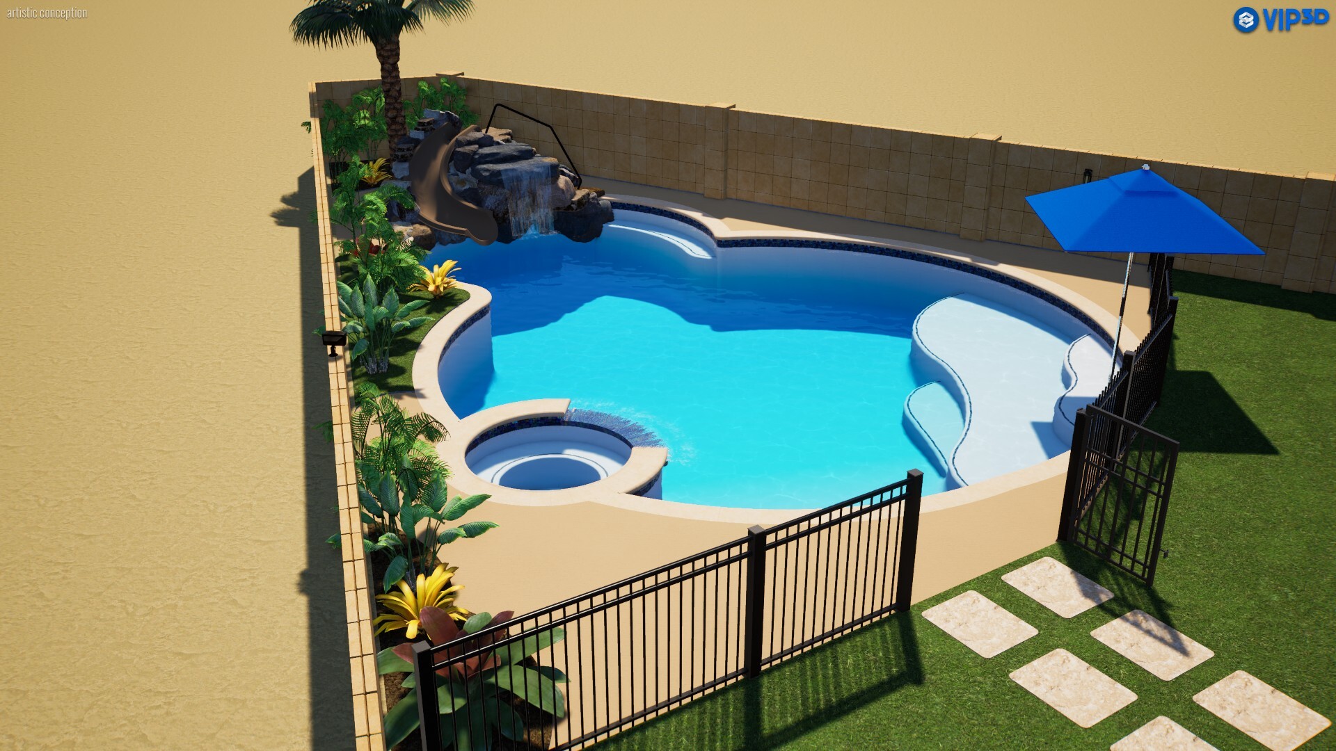 CalTex PoolDesign - Buckeye, Arizona Pool