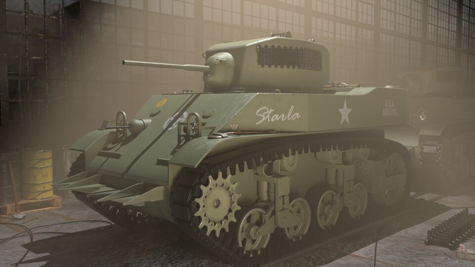 ArtStation - M5 Stuart