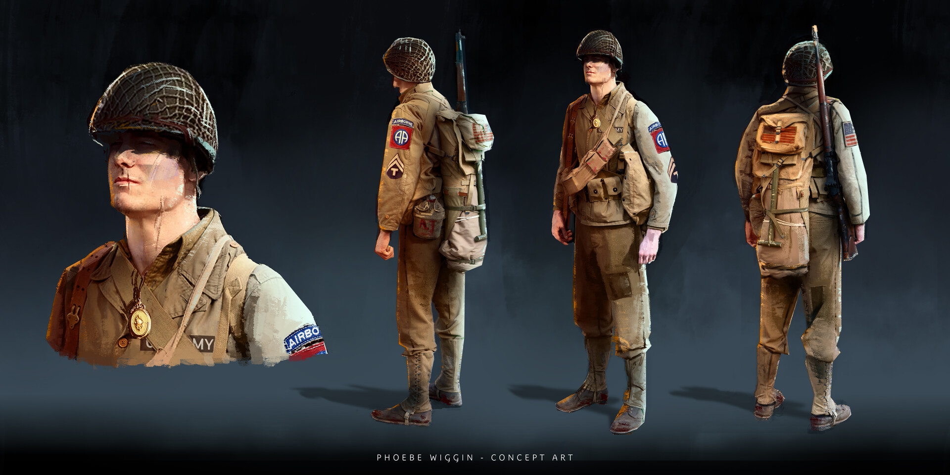 ArtStation - Airborne WWII