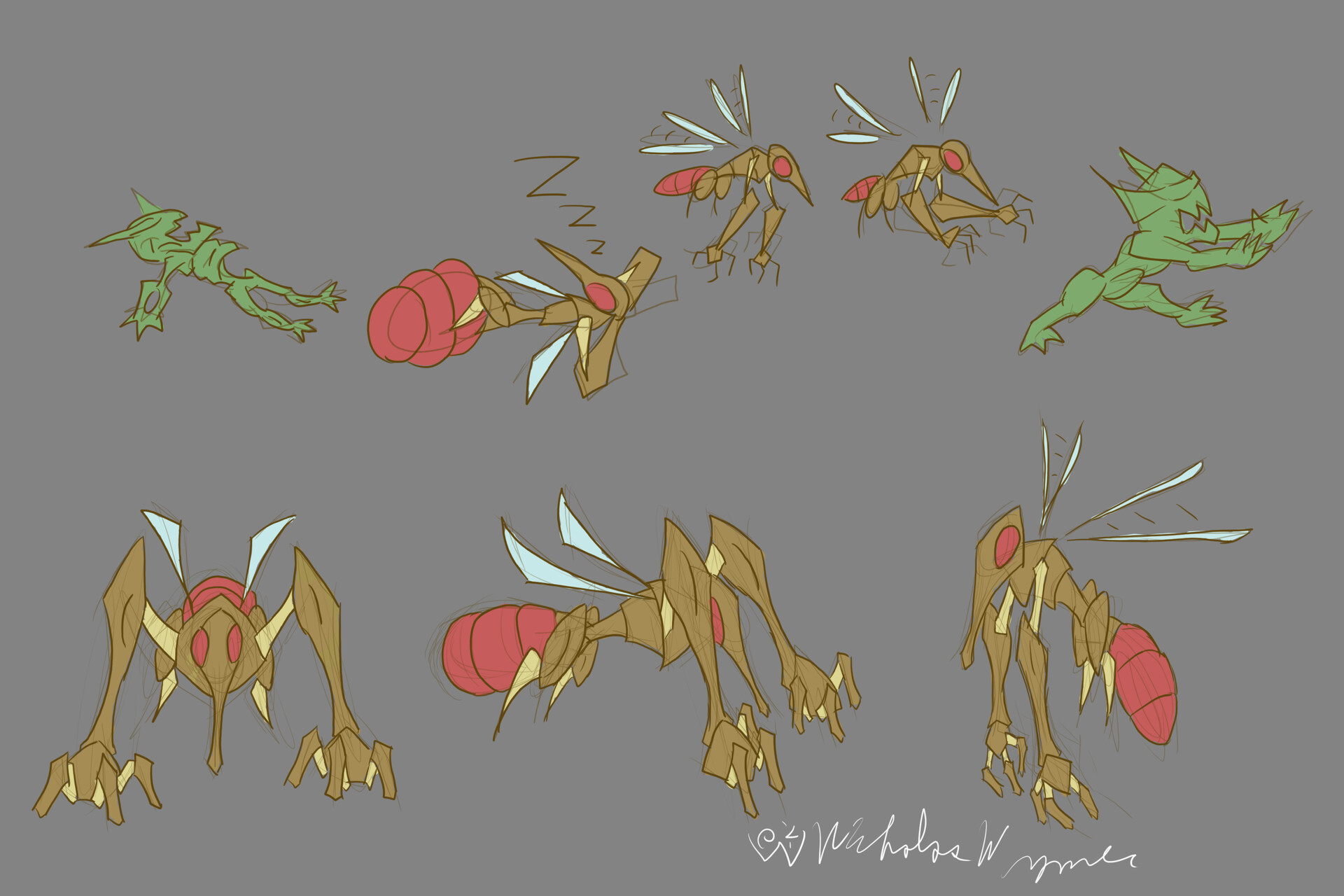 ArtStation - Mosquito Concept Art