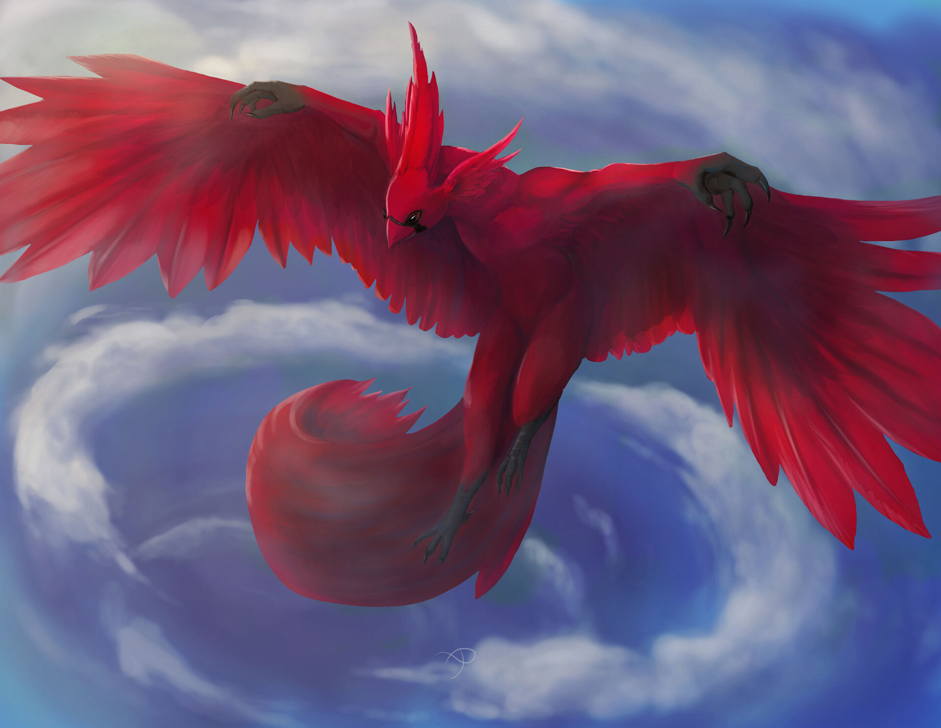 ArtStation - Auburn, Cardinal Harpy