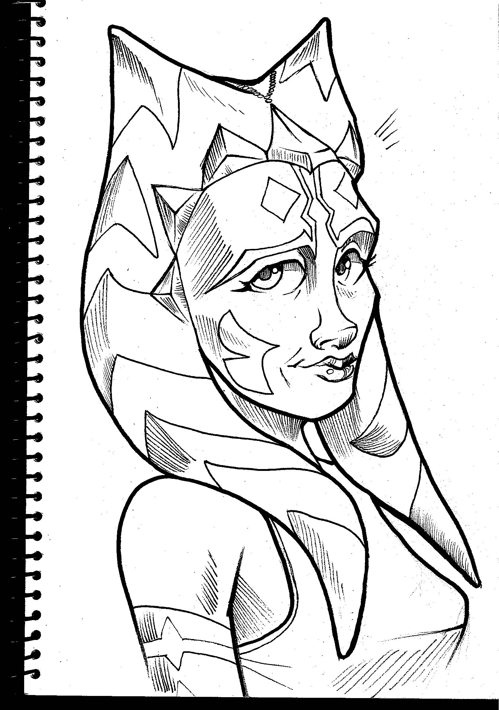 ahsoka tano coloring book