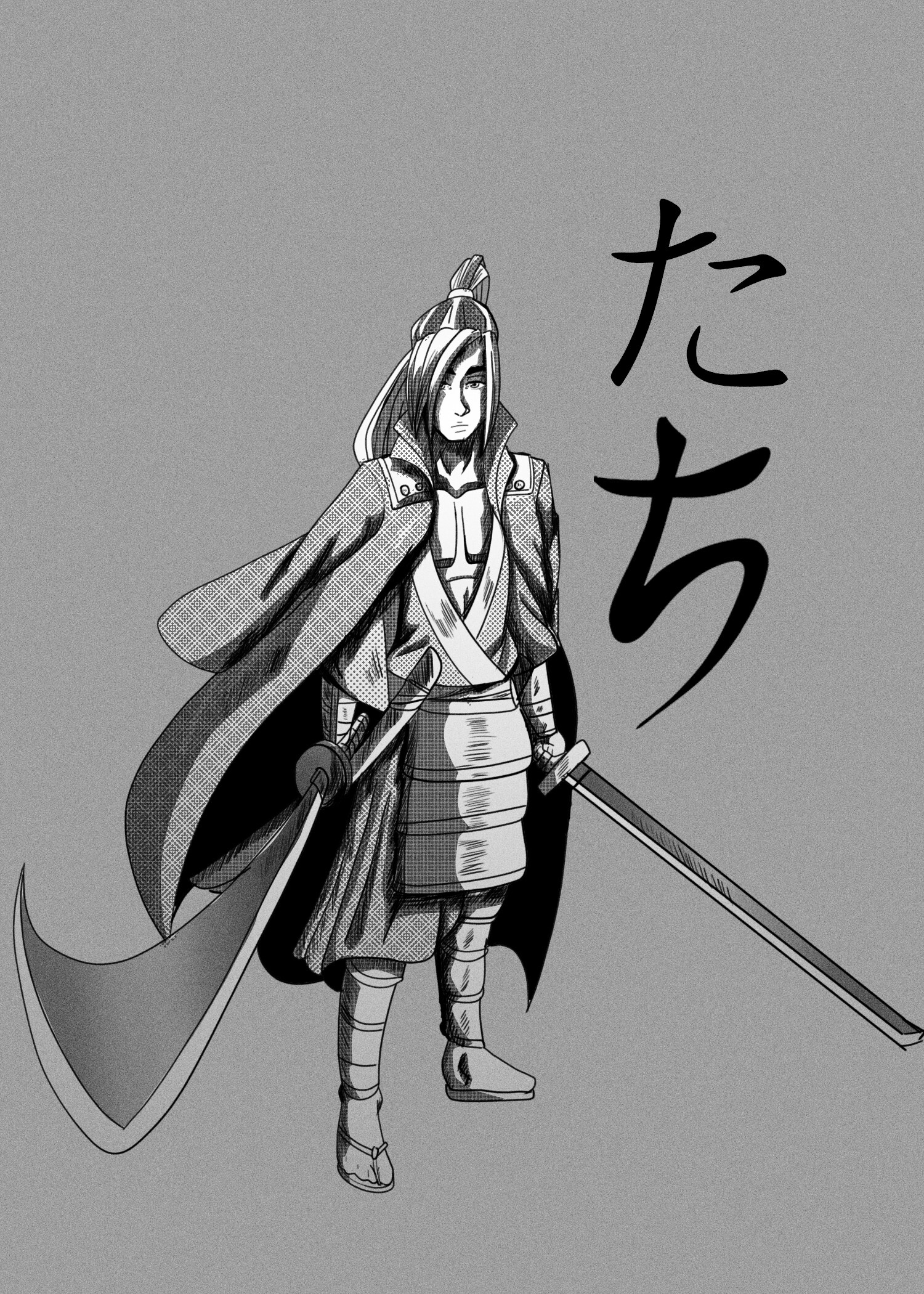 ArtStation - samurai art manga style