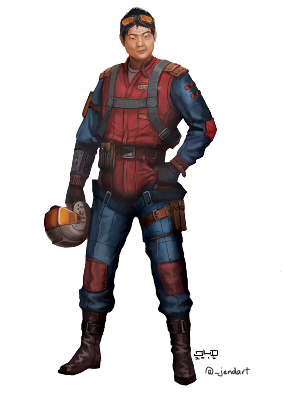 ArtStation - Space Pilot Concept