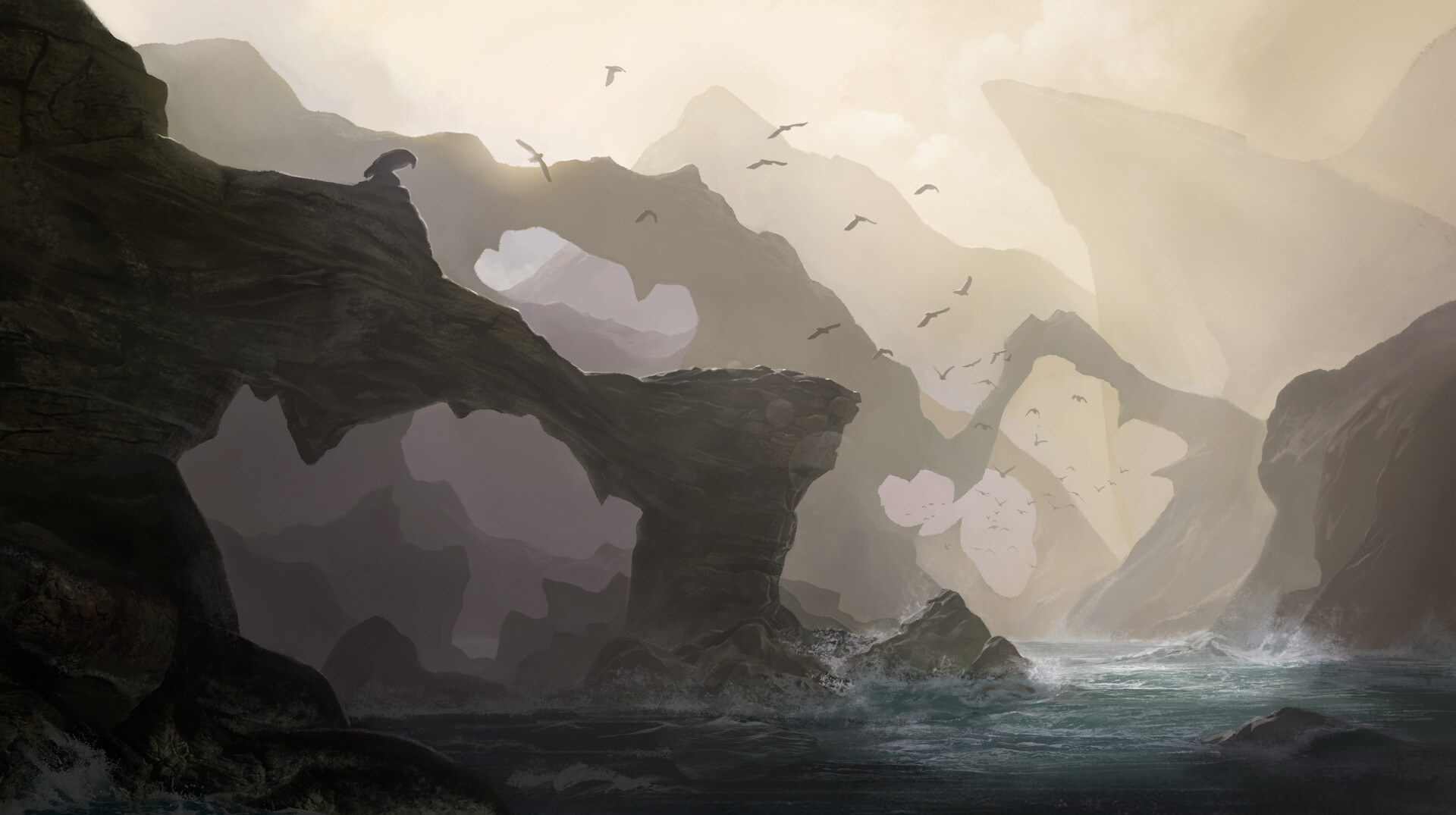 ArtStation - Landscape study