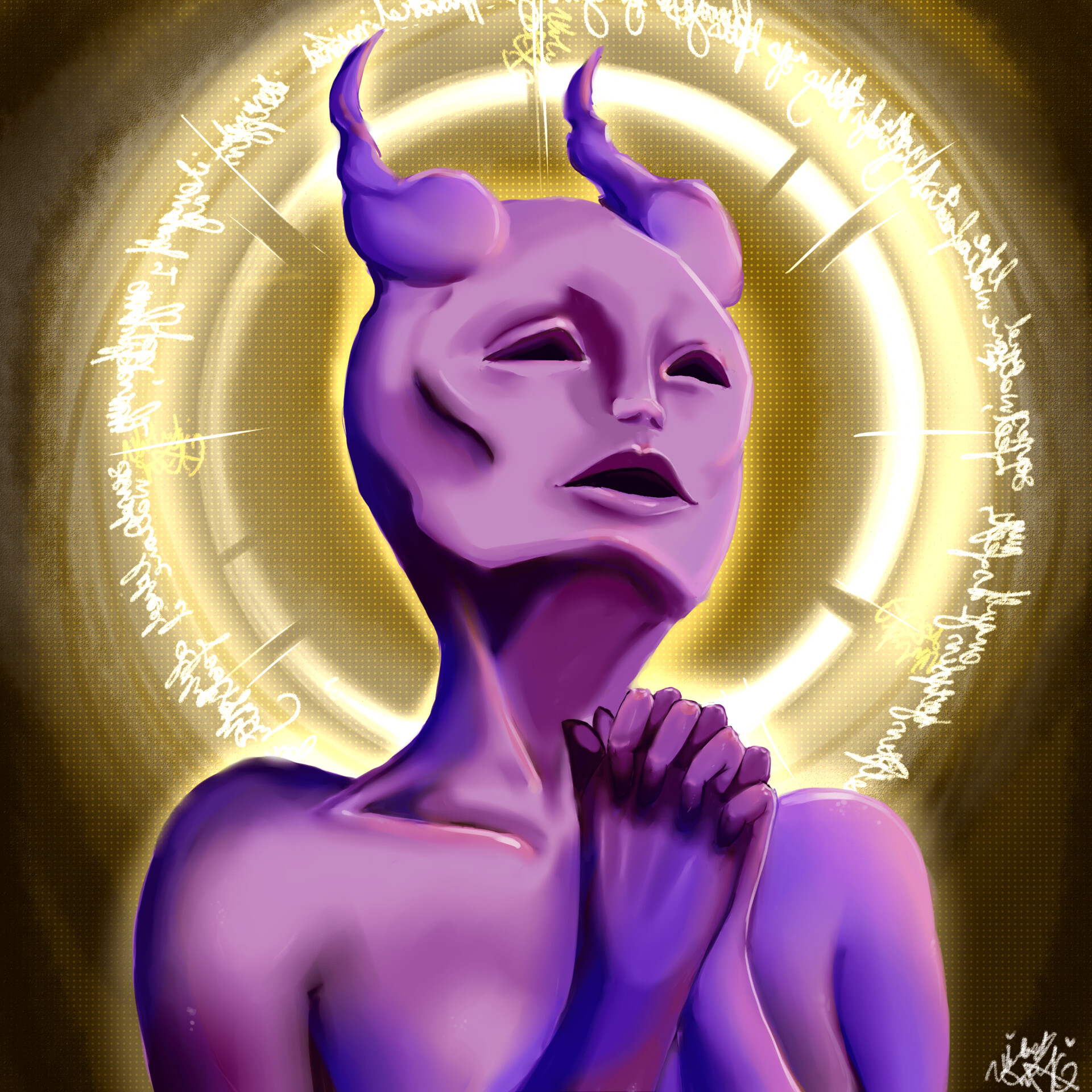 ArtStation - Demon lady go brr