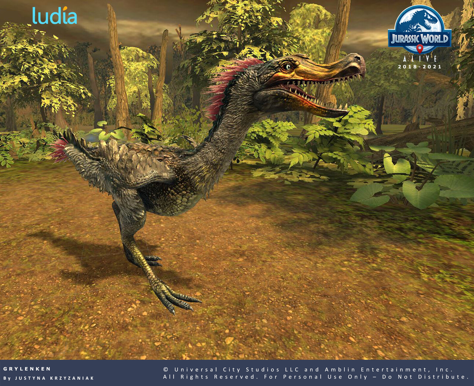 ArtStation - Grylenken (Jurassic World Alive)