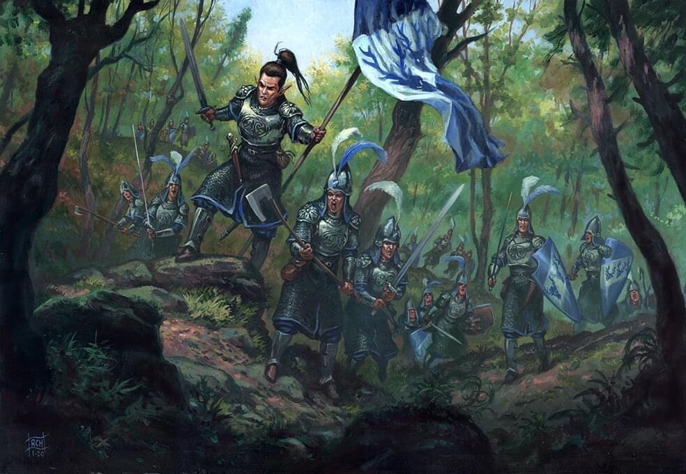 ArtStation - Elf Heavy Infantry