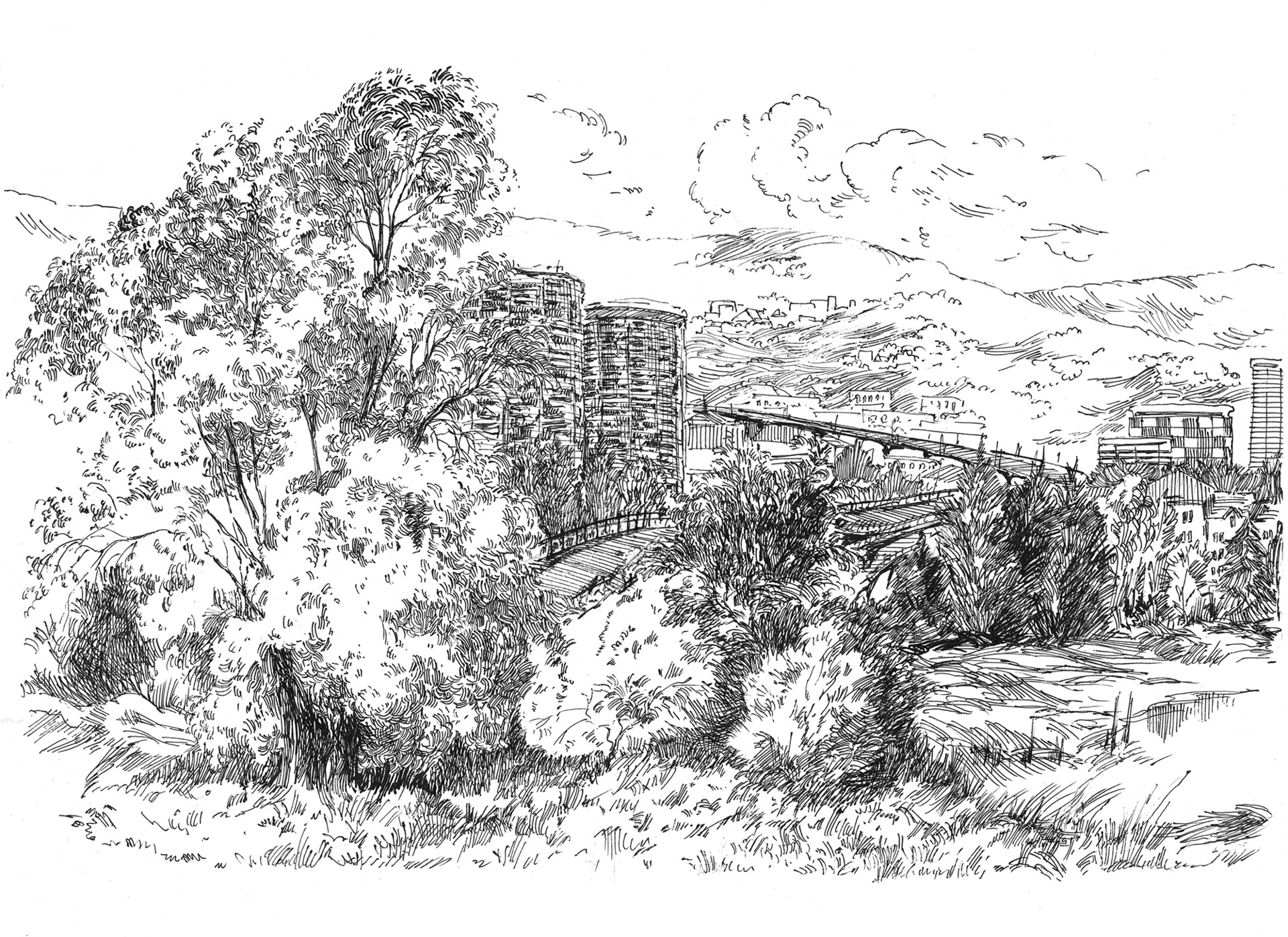 ArtStation - Suburb concept