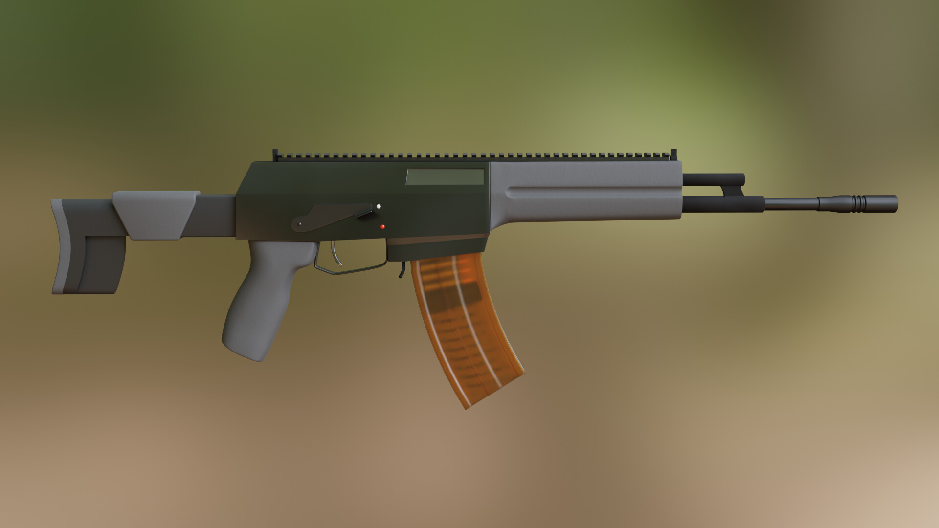 ArtStation - Fictional Assault Rifle