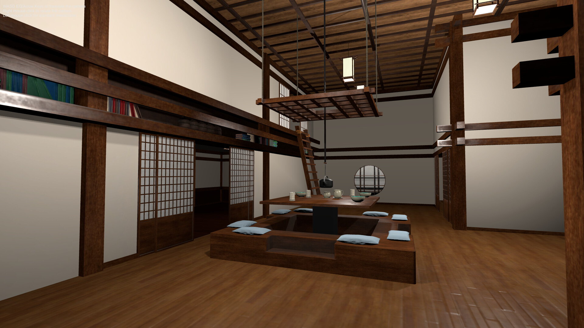 ArtStation - Japanese inspired apartment design
