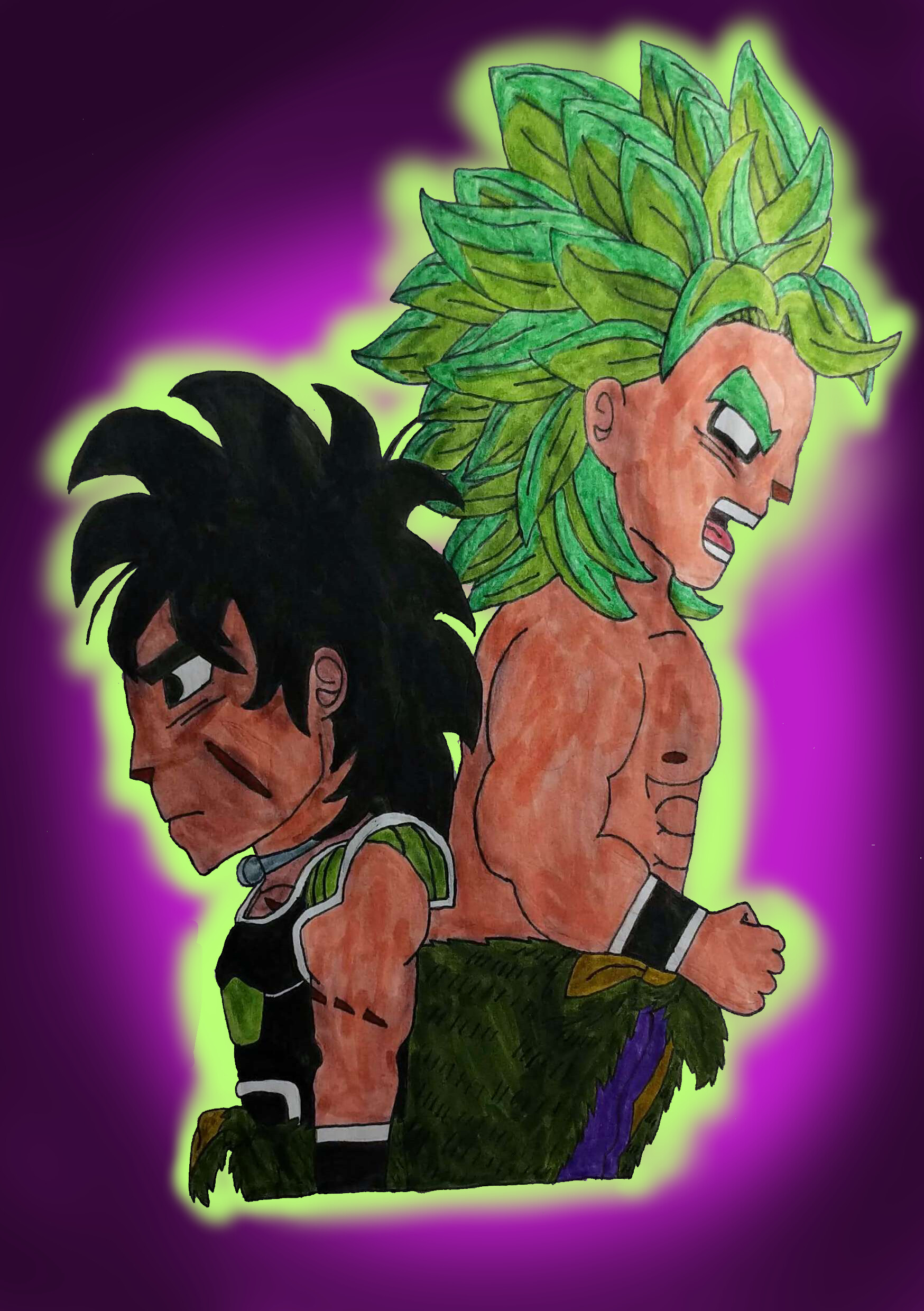 ArtStation - broly and berserk legendary super saiyin broly