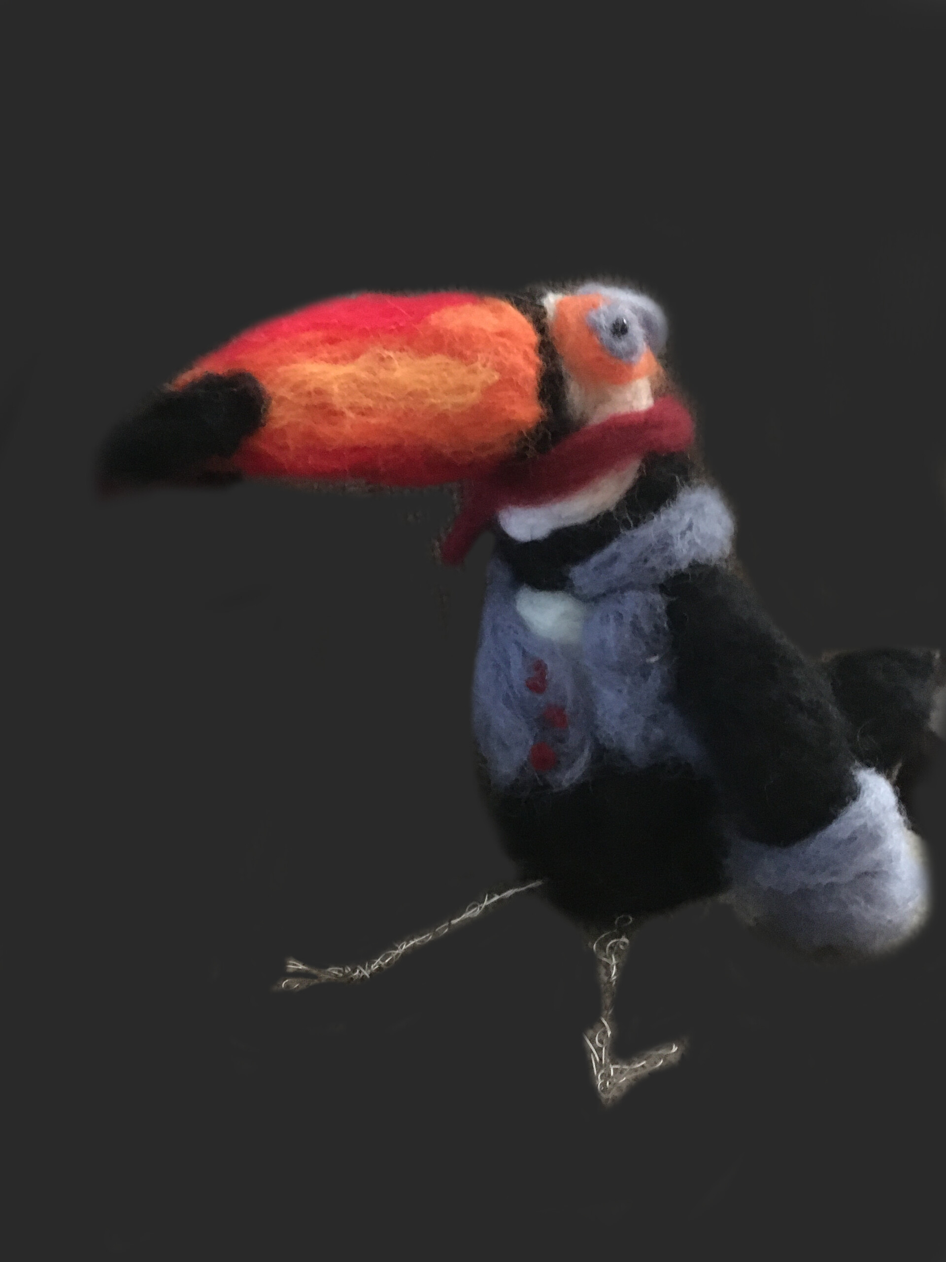 ArtStation - Felted Winter Toucan