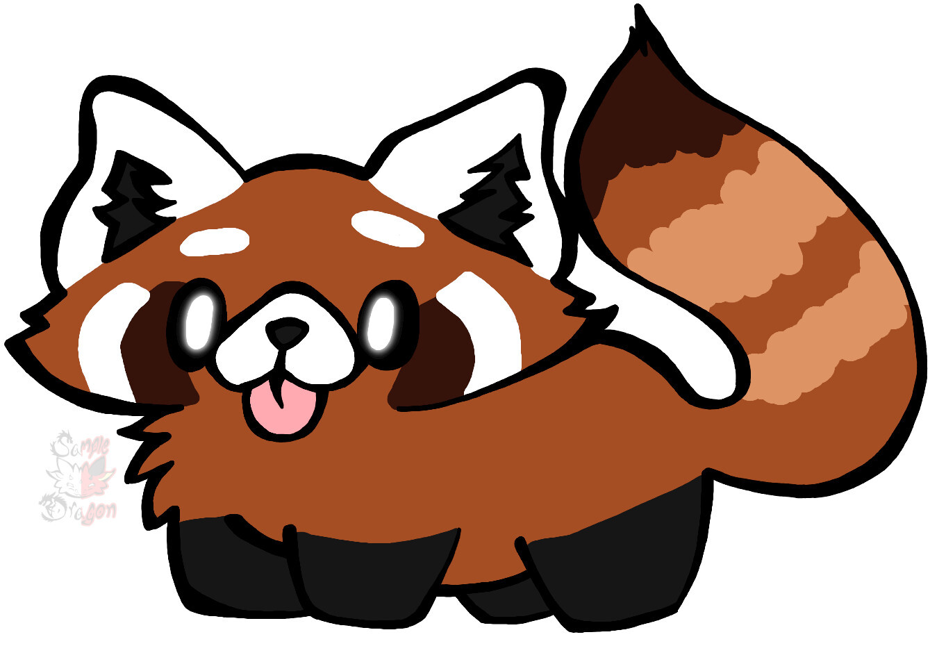 free red panda coloring pages