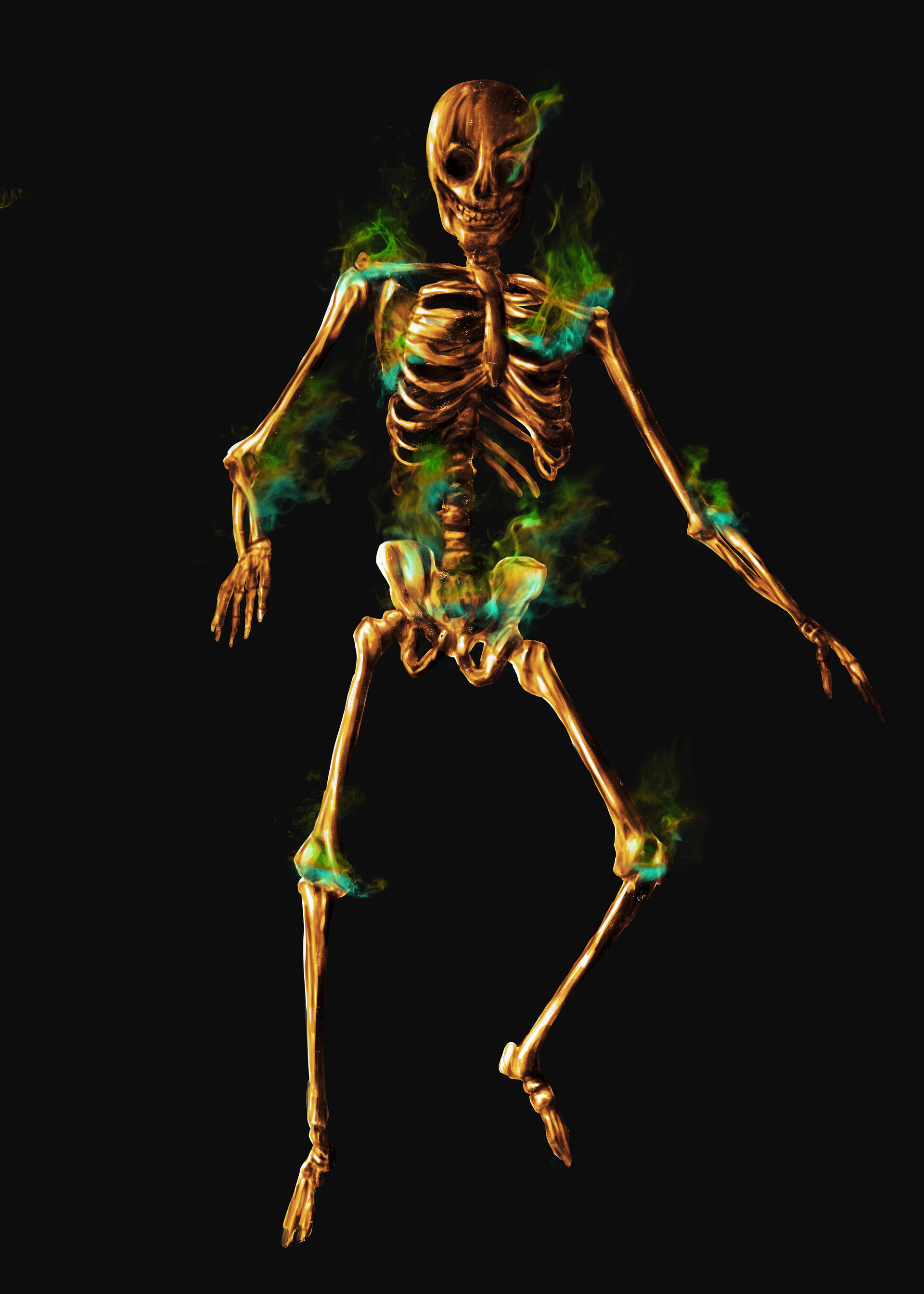 ArtStation - Spooky Scary Skeleton