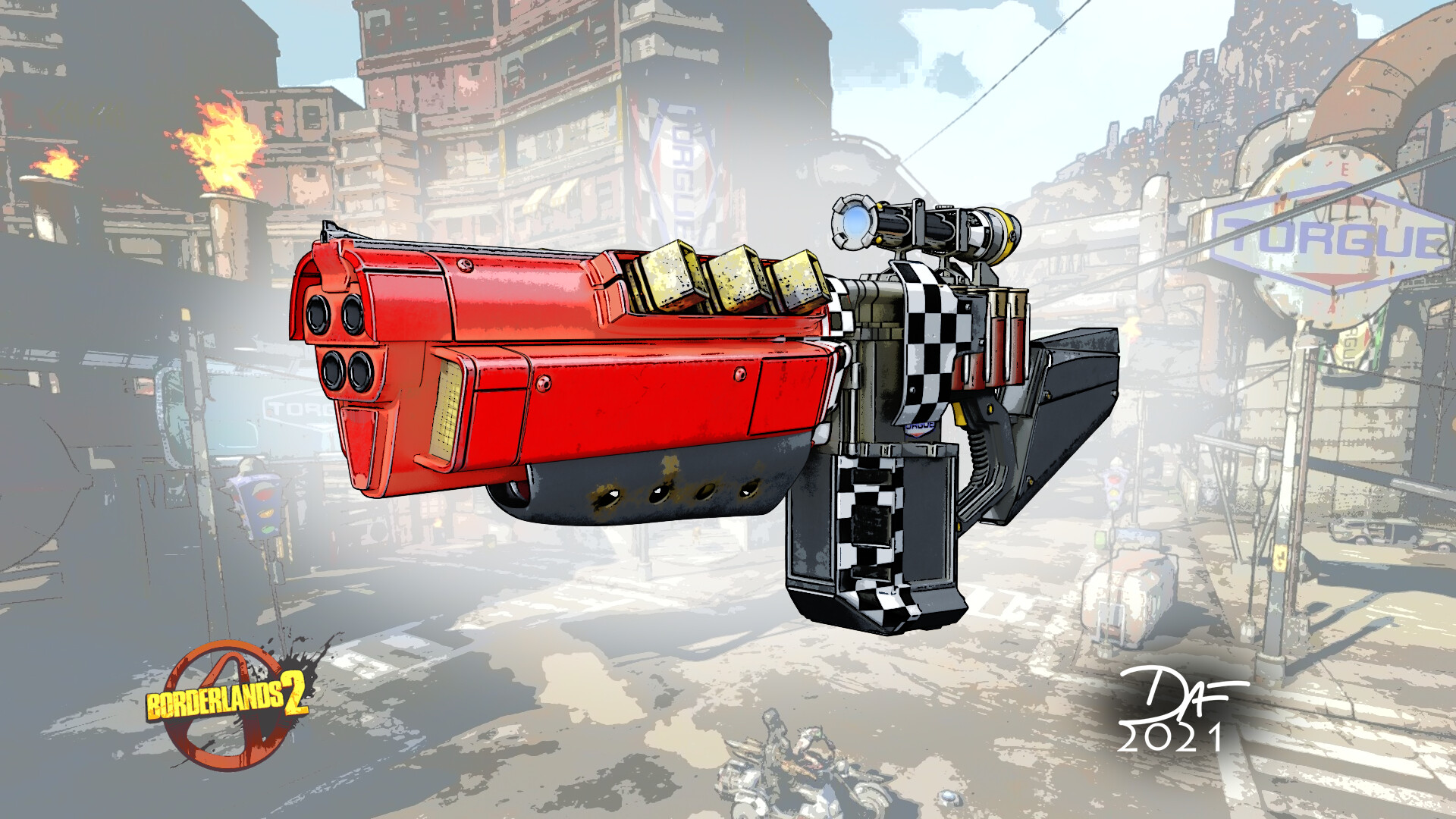 ArtStation - Borderlands 2 Torgue Casual Ravager